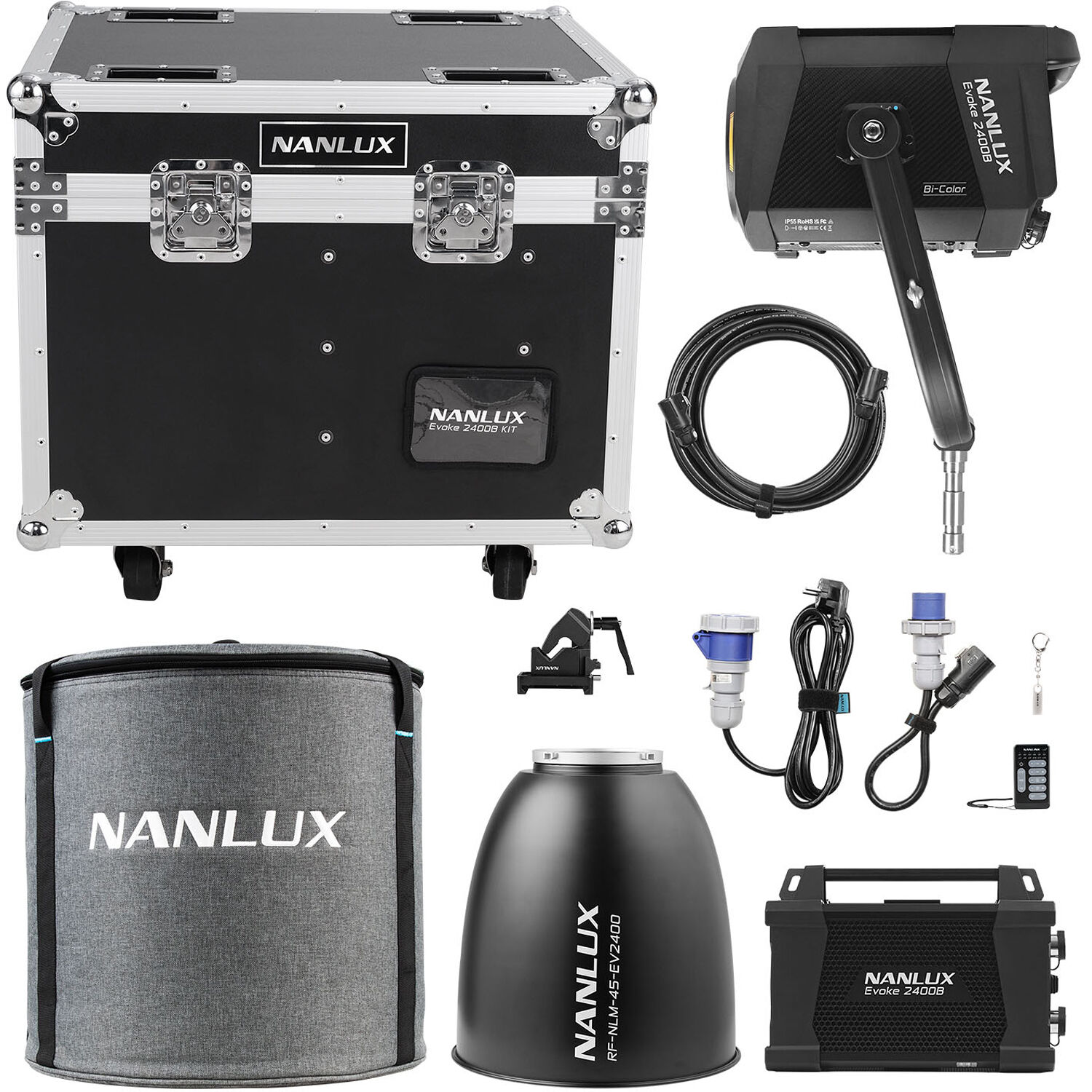 Nanlux Evoke 2400B Bi-Color LED Monolight Kit EV2400B-SO-RC-KIT