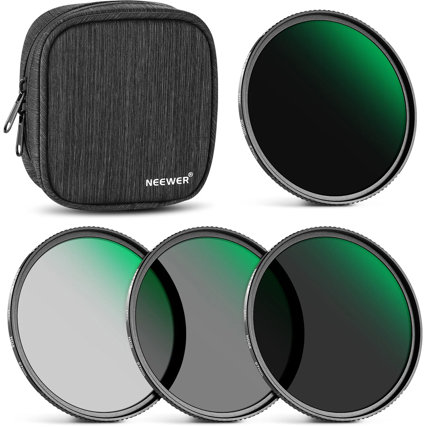 Neewer HD Neutral Density Filter 4-Pack (55mm) 66601939 B&H