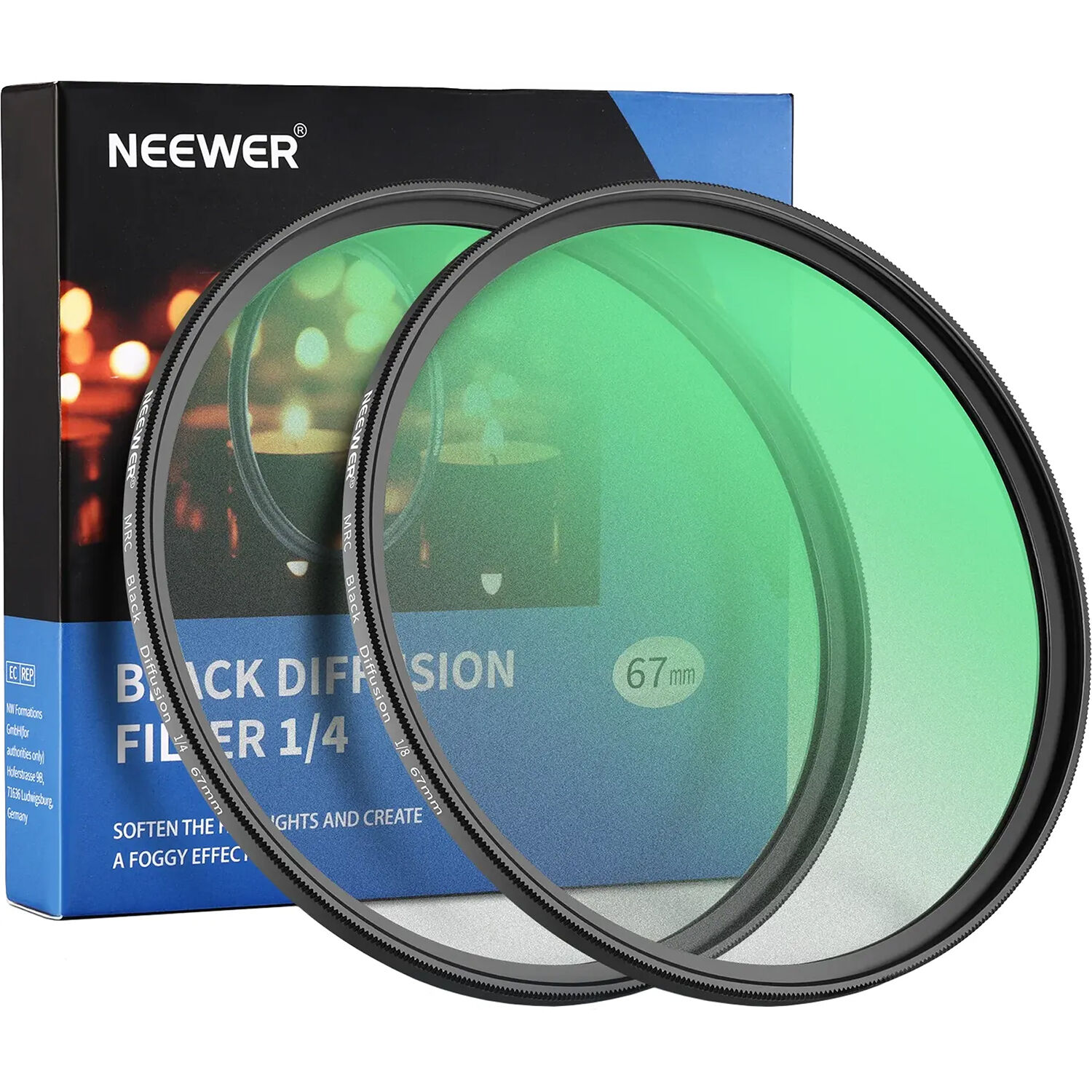 Neewer Black Diffusion Filter Kit 66602121 B&H Photo Video