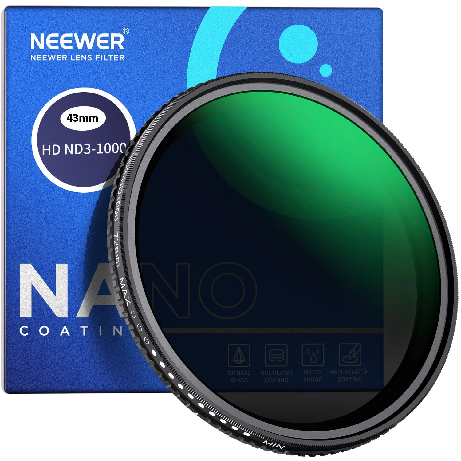 Neewer ND3-ND1000 Variable ND Filter 66602742 B&H Photo Video