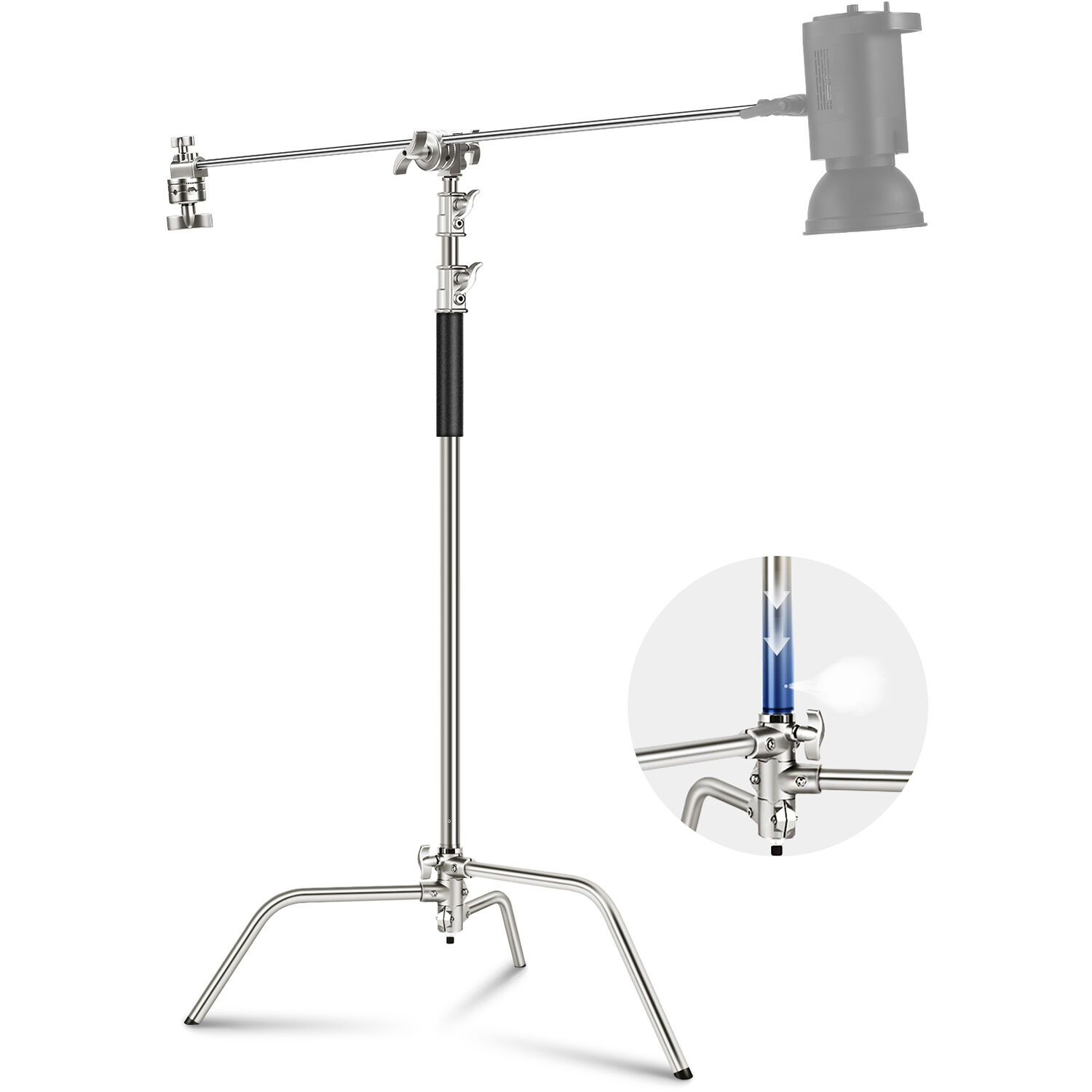 Neewer Air-Cushioned C-Stand with Extension Arm 66603272 B&H