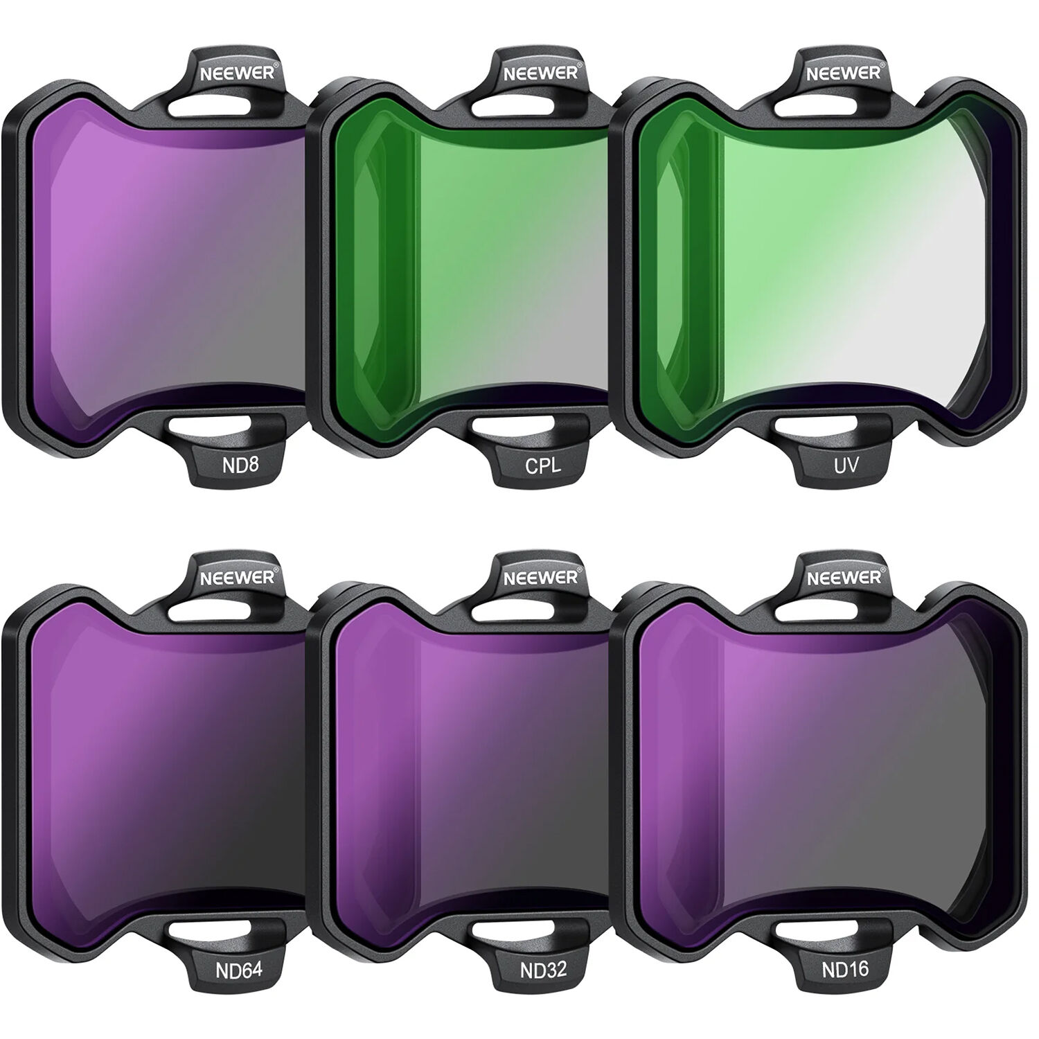 Neewer Snap-On Filter Set for DJI Avata 2 (6-Pack) 66605597 B&H
