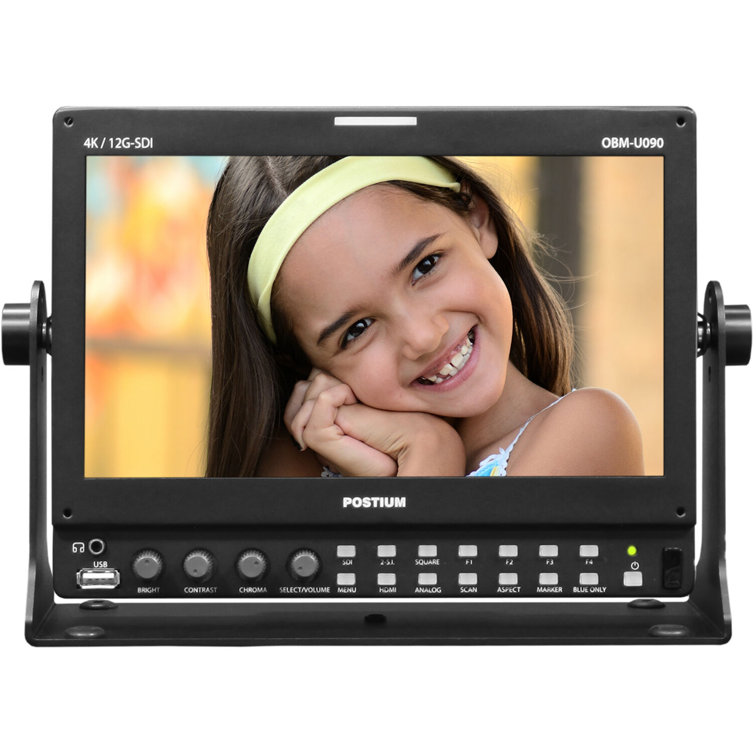 Postium Korea OBM-U090 9" HDR 4K 12G-SDI LCD Monitor OBM-U090