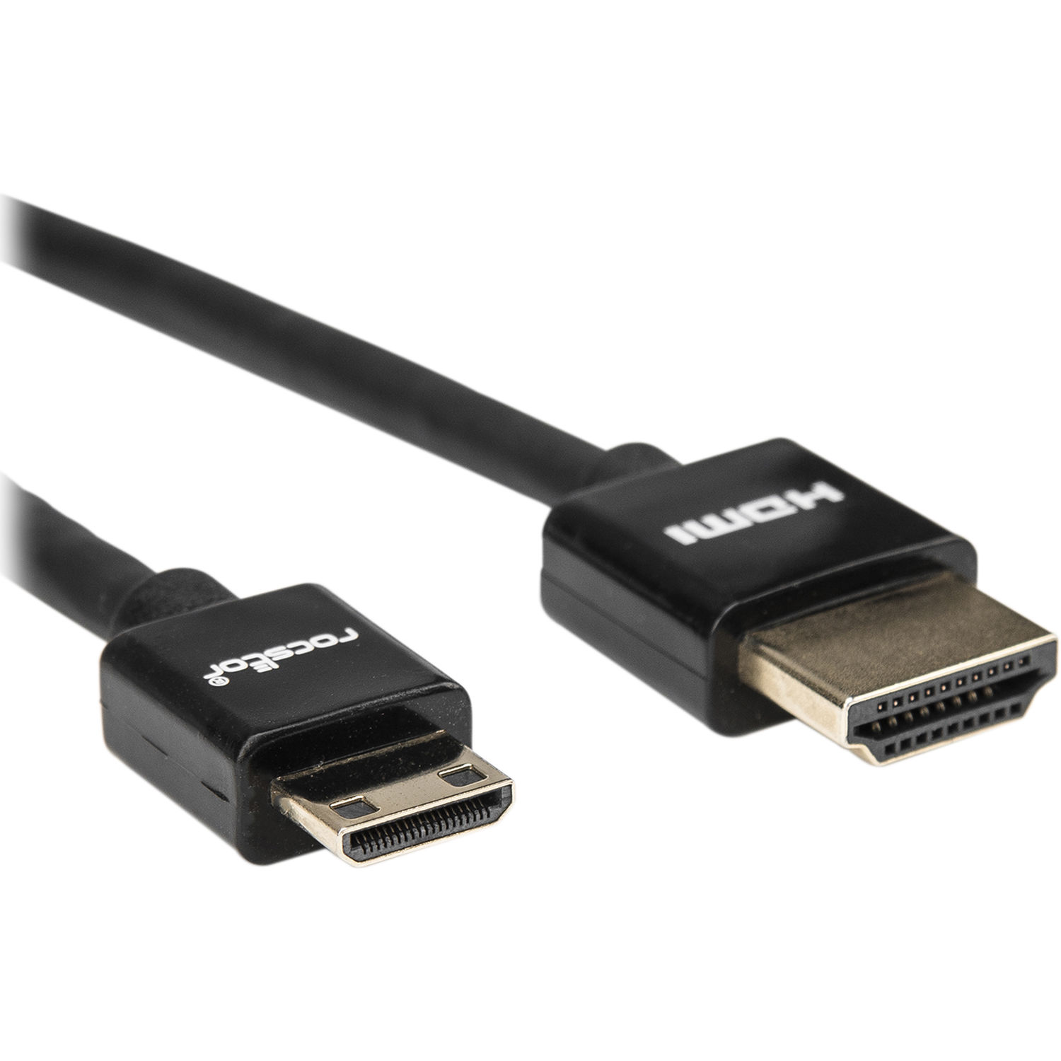 Rocstor Slim High-Speed Mini-HDMI to HDMI Cable Y10C250-B1 B&H