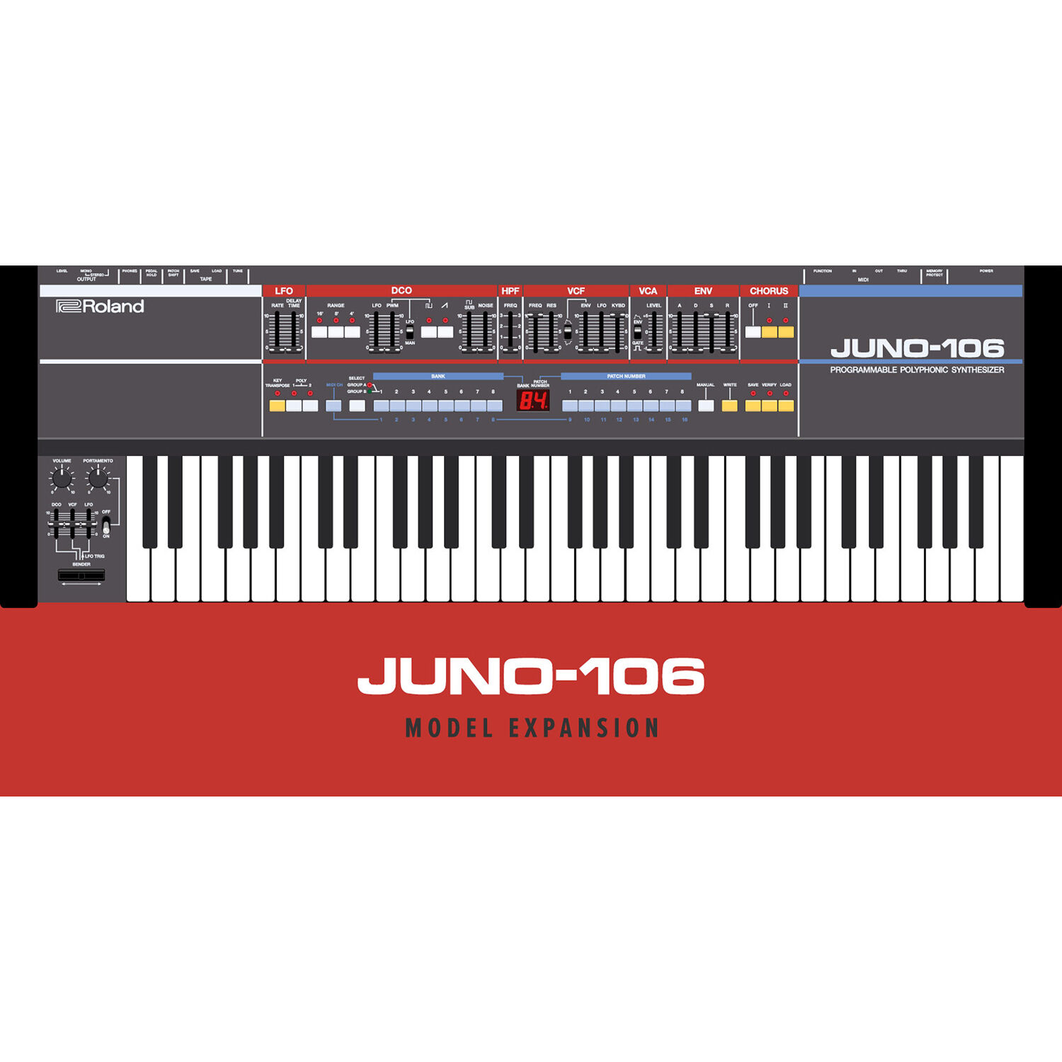 Roland JUNO-106 Lifetime Key Model Expansi RCJUNO106MODEXLTK B&H