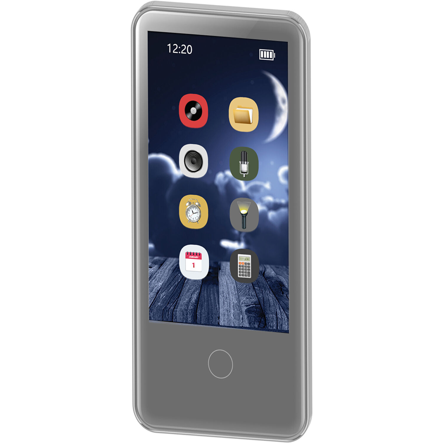 Samvix SmartBass 7.0 32GB MP3 Player (Silver) SMBS7-SLV B&H