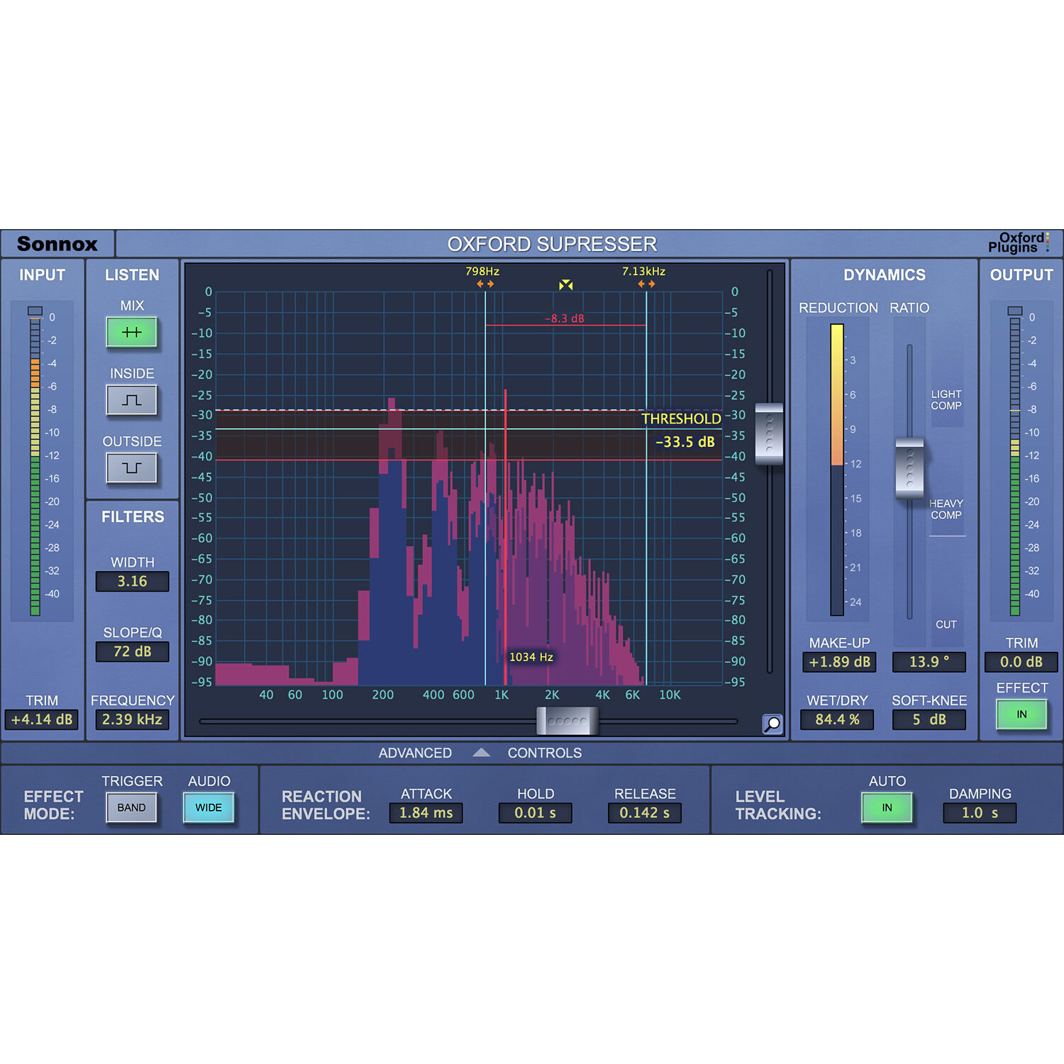 Sonnox Oxford SuprEsser De-Esser Audio Plug-In NATSUPG55 B&H