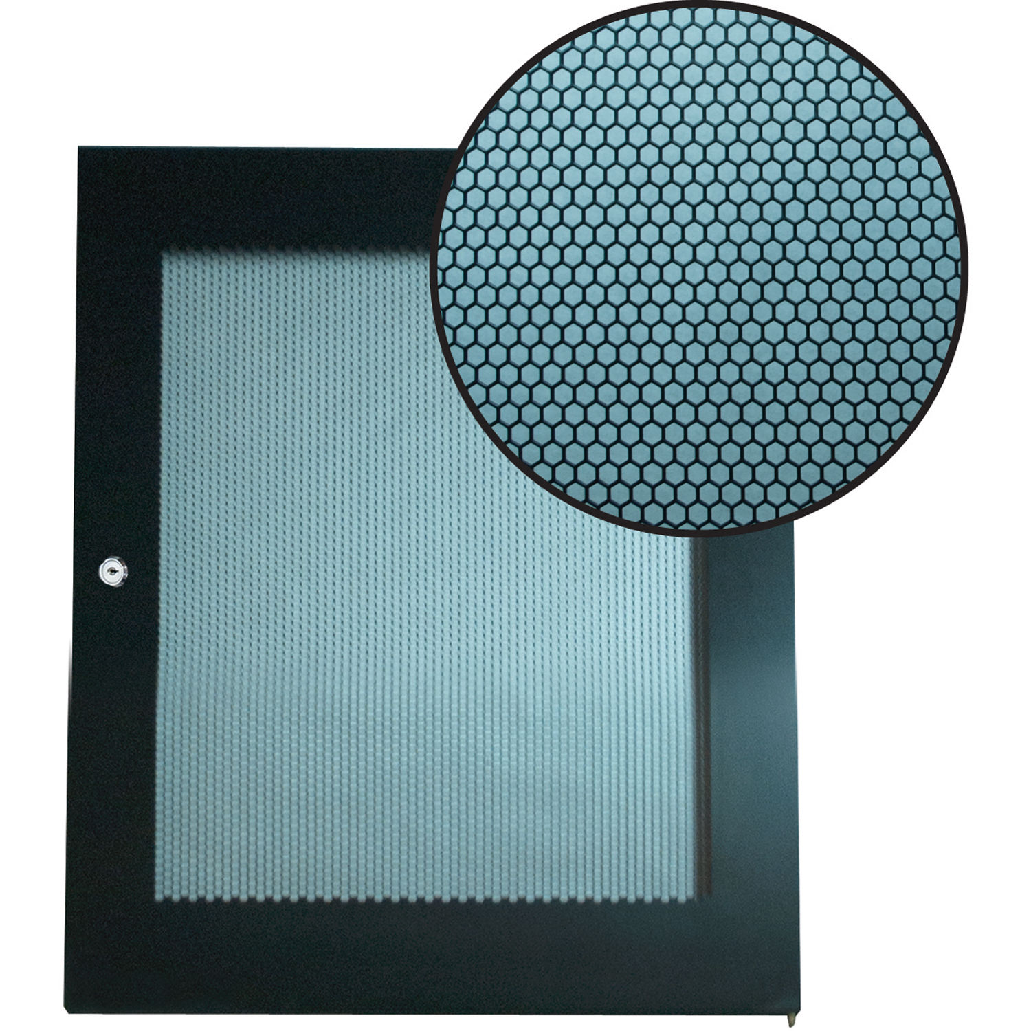 Video Mount Products Perforated Steel Door for 9 RU ERWENPD-9