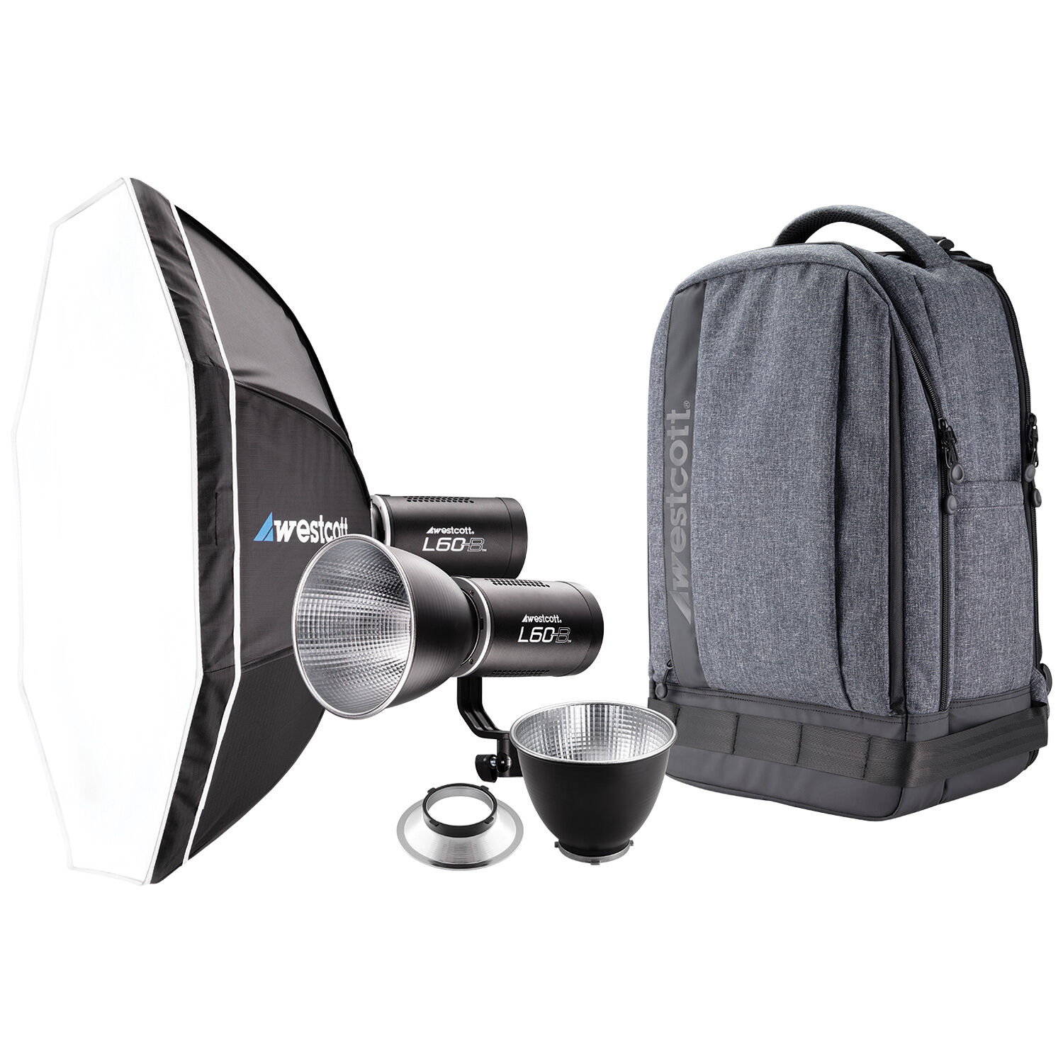 Westcott L60-B Bi-Color COB LED 2-Light Kit with Backpack 4932