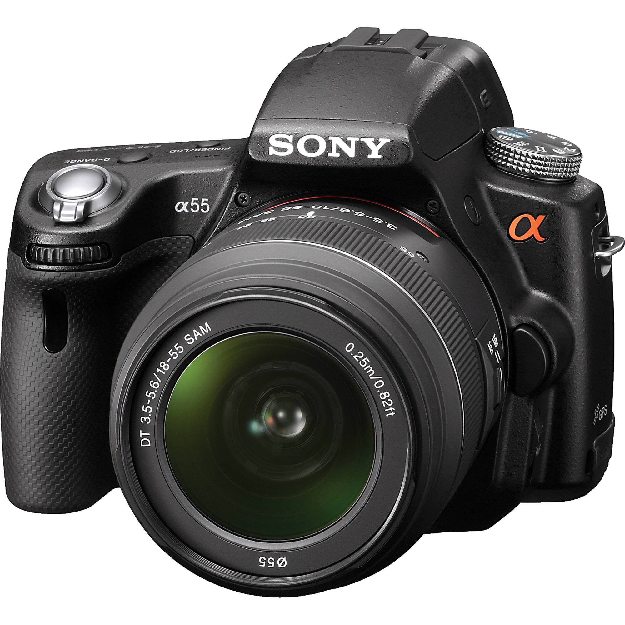Sony Alpha DSLR SLT A55 Digital Camera W 18 55mm Lens SLT A55VL
