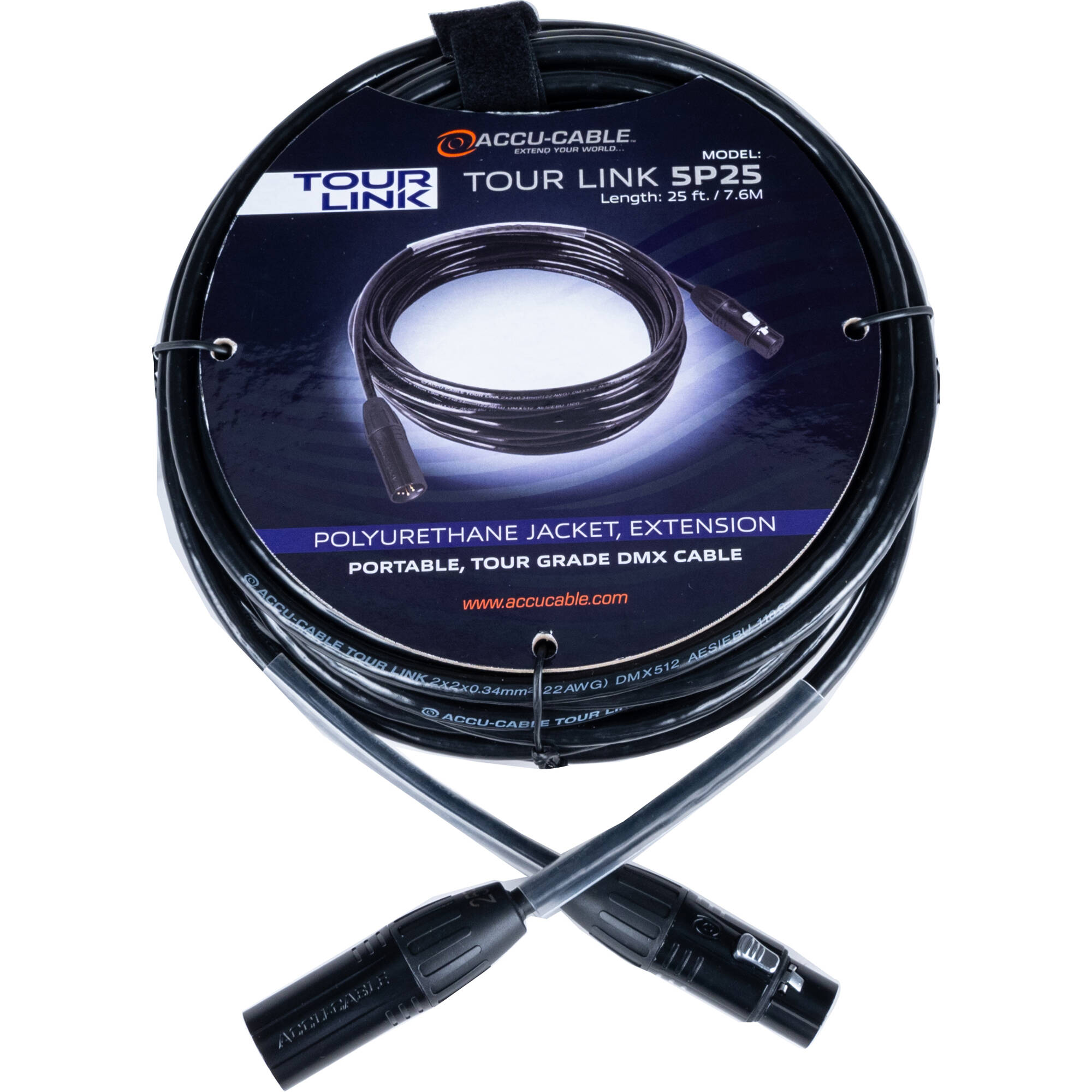 American DJ Tour Link 5P25 Professional Accu-Cable TOUR LINK