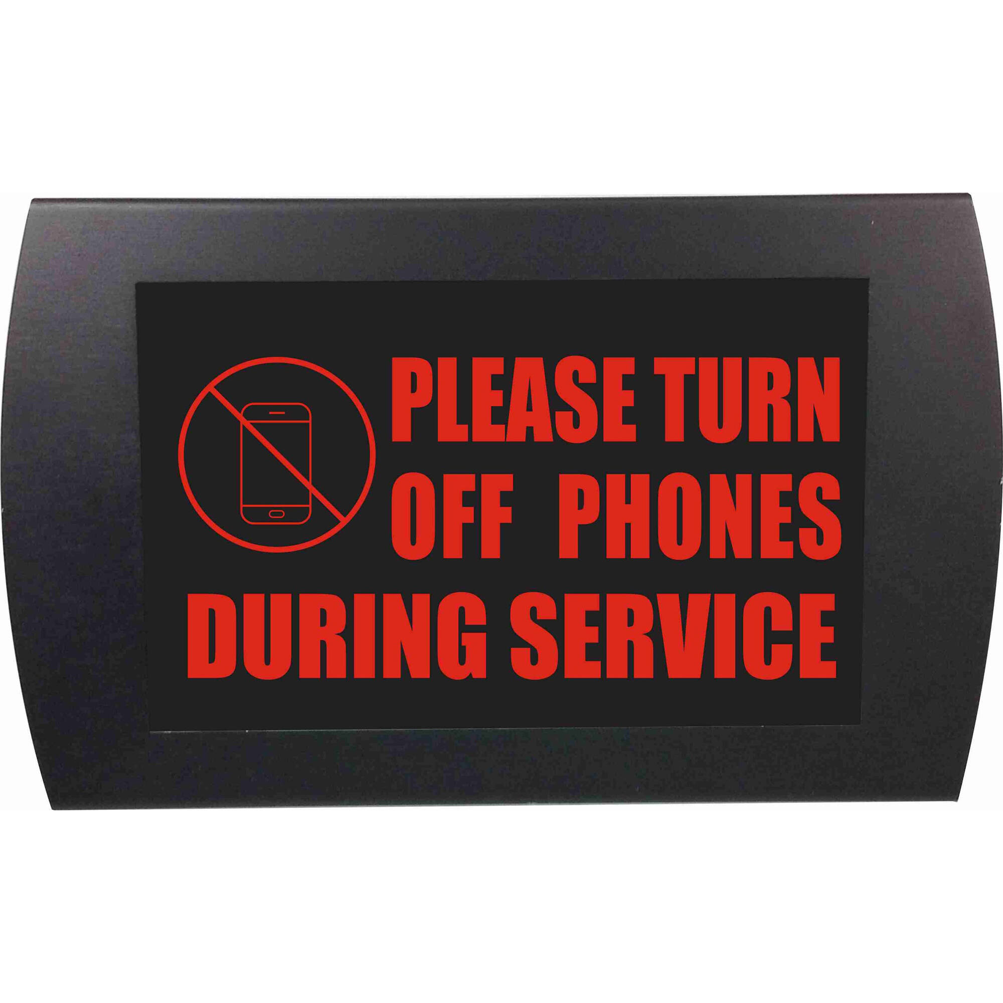 American Recorder Please Turn Off Phones During OAS-2020M-RD B&H