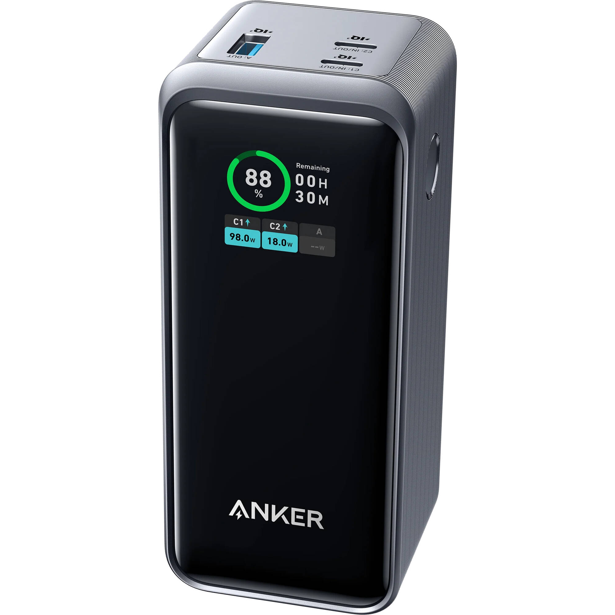 ANKER 3-Port 200W Power Bank with LCD Screen A1336011 B&H Photo