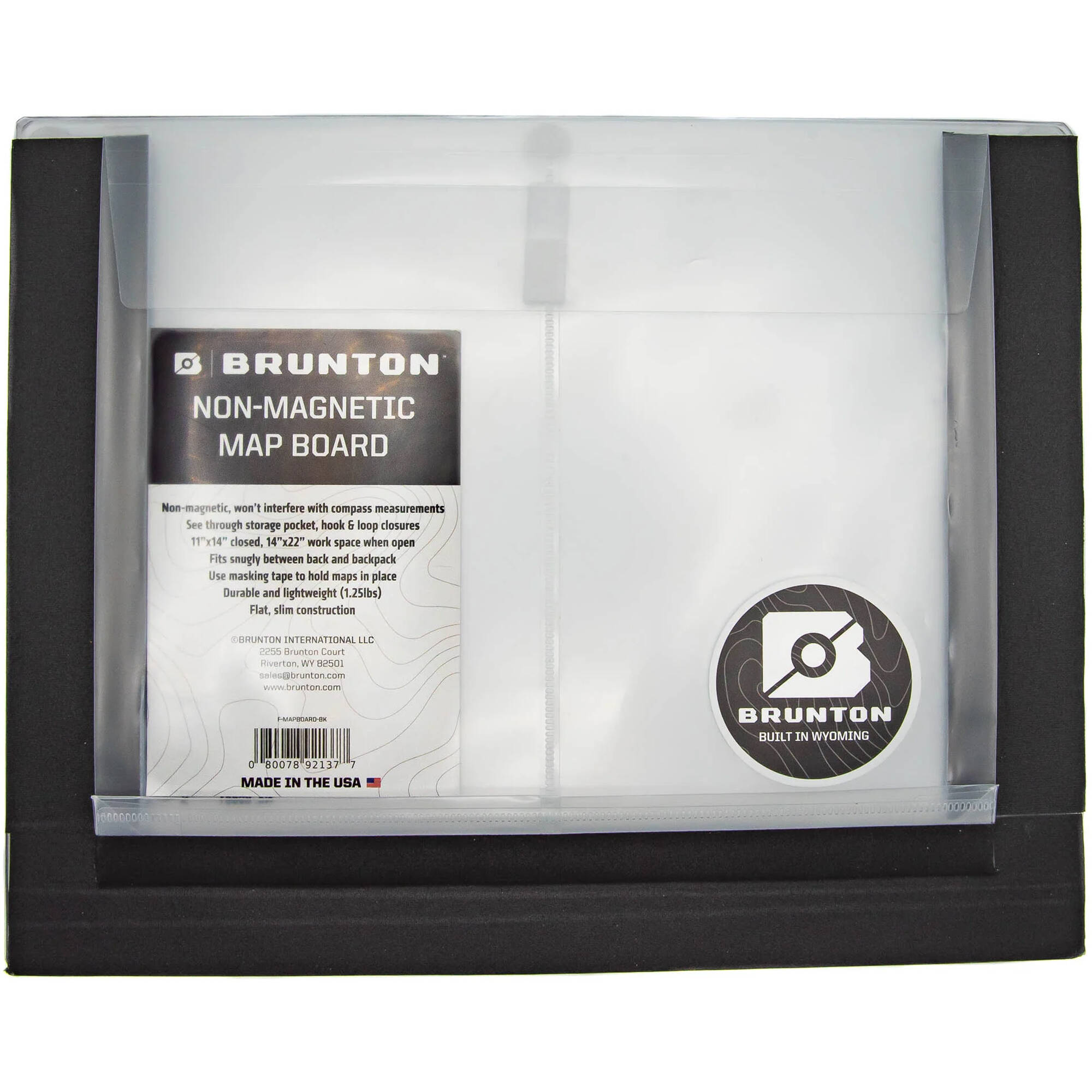 Brunton Non-Magnetic Map Board (Black) F-MAPBOARD-BK B&H Photo
