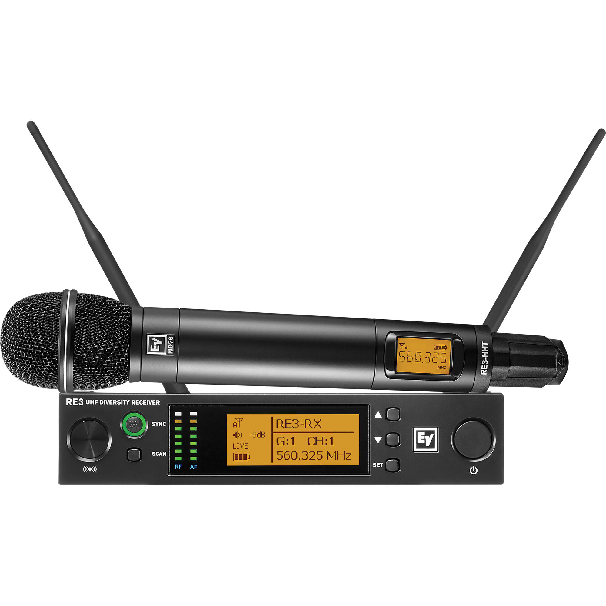 Electro-Voice RE3-ND76 Wireless Handheld Microphone