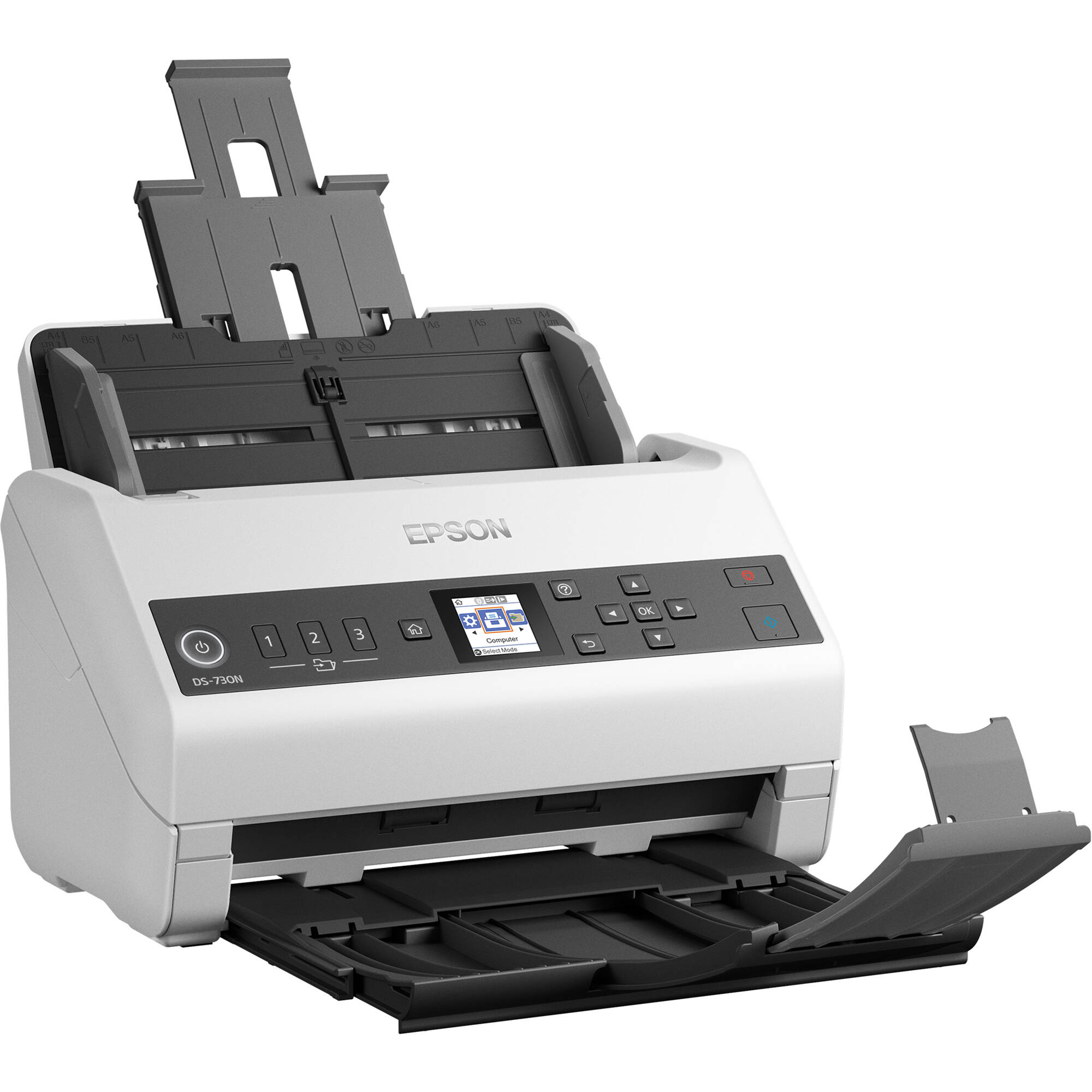 Epson DS 730N Color Duplex Document Scanner B11B259201 B H Photo Epson DS 730N Color Duplex Document Scanner B11B259201 B H Photo