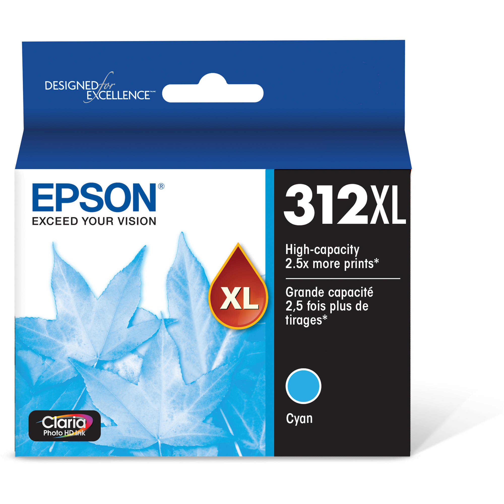 Epson T312XL Cyan Claria Photo HD Ink Cartridge T312XL220-S B&H