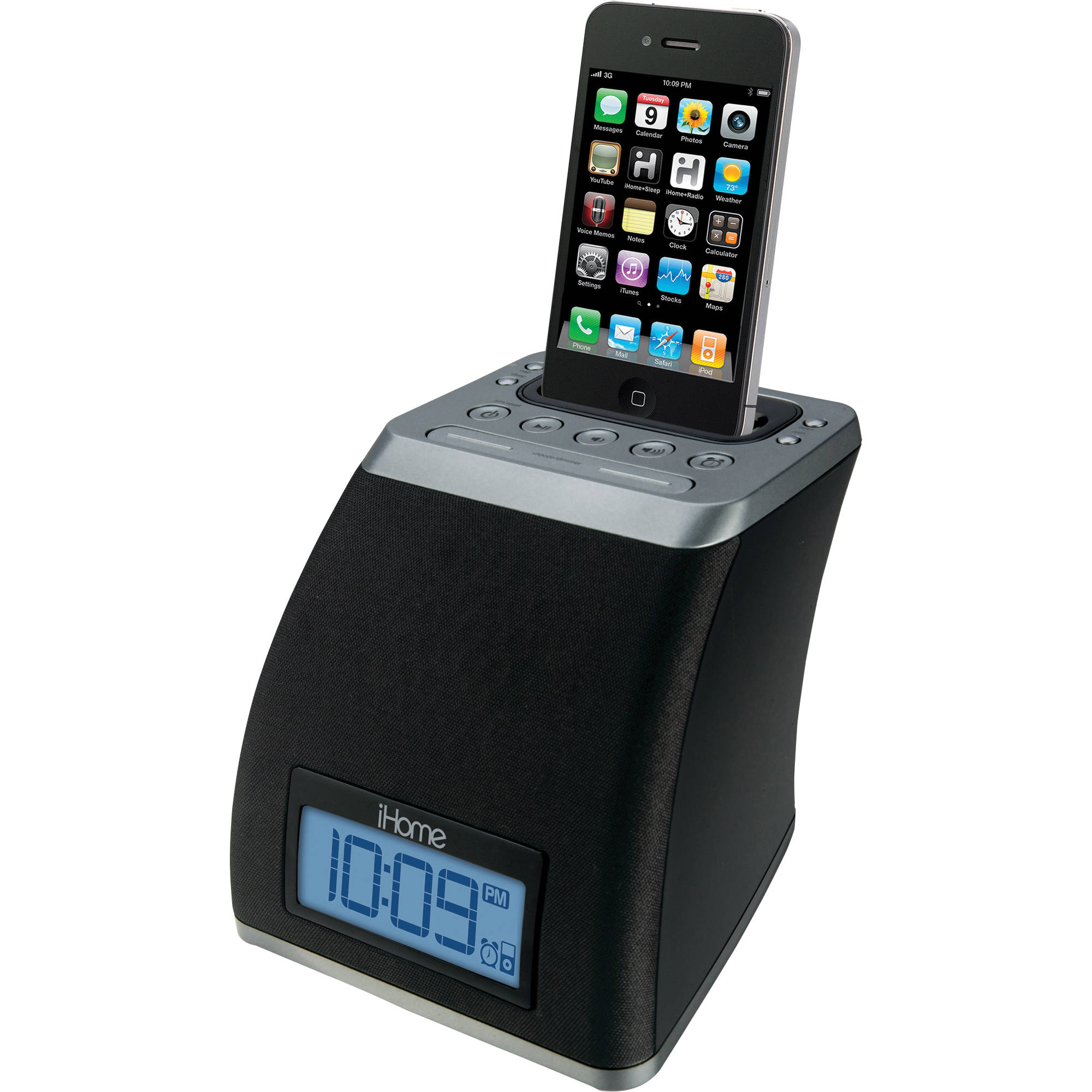 IHome IP21 Spacesaver App Friendly Alarm Clock IP21GVC B H Photo IHome IP21 Spacesaver App Friendly Alarm Clock IP21GVC B H Photo