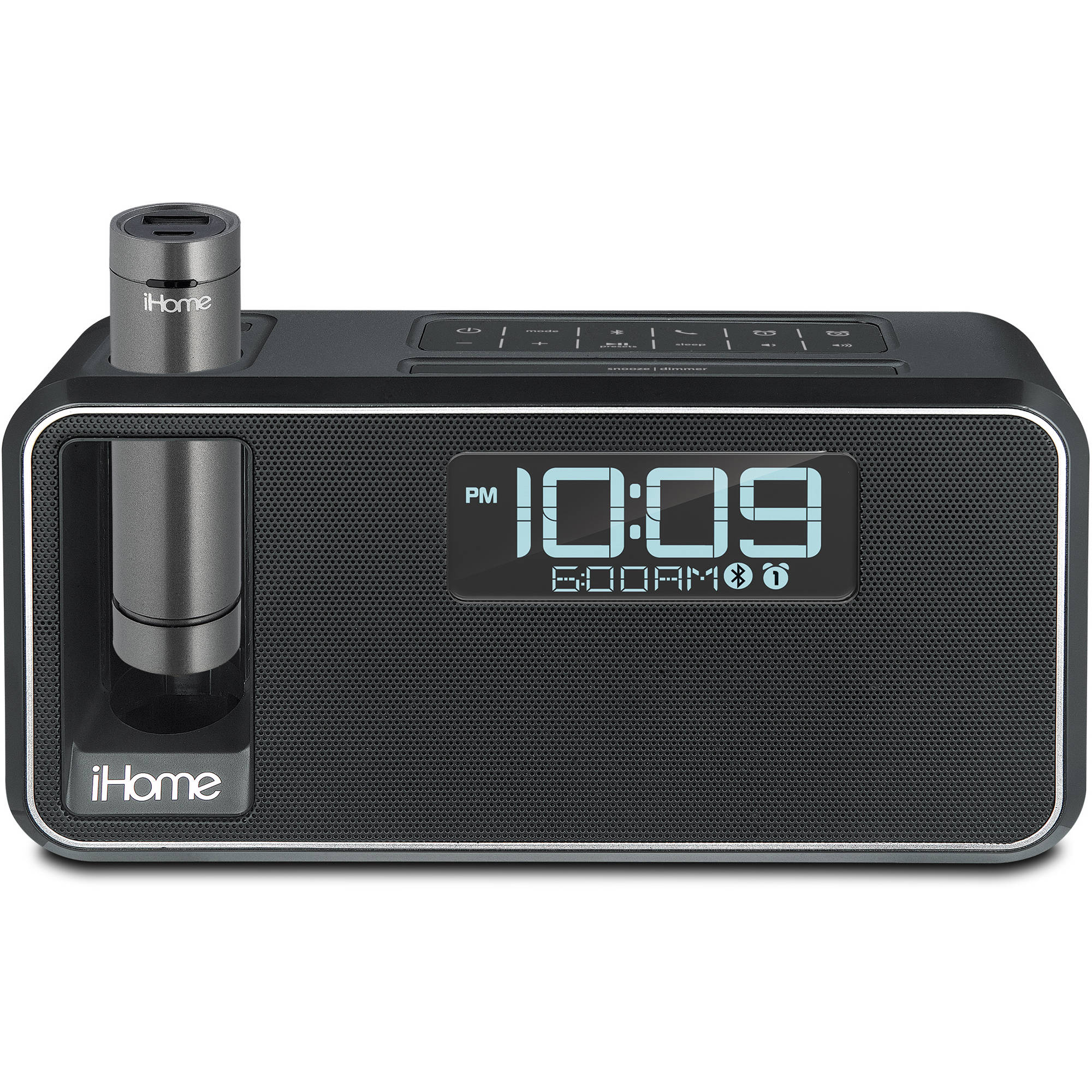 IHome IKN105 Kineta K2 Stereo Alarm Clock With K CELL IKN105BC IHome IKN105 Kineta K2 Stereo Alarm Clock With K CELL IKN105BC