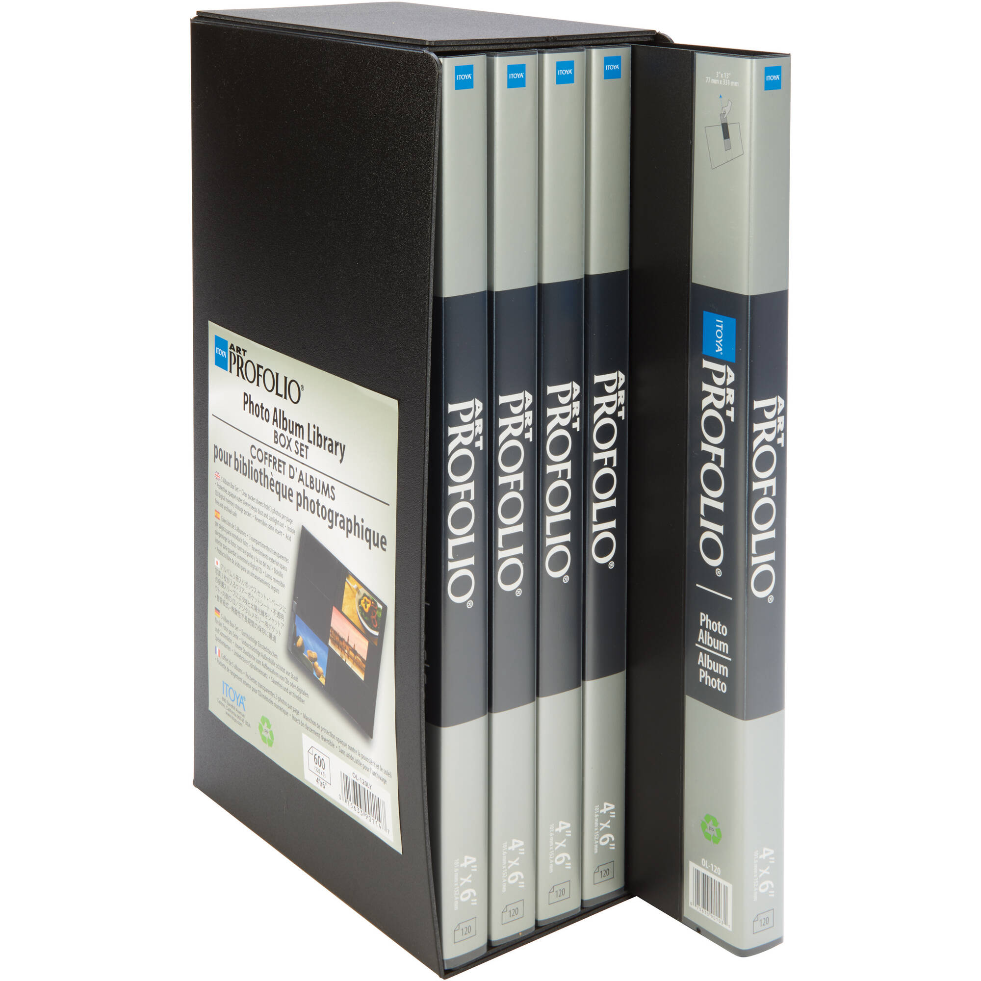 Polypropylene Album Itoya Art Portfolio 5x7 Photo Album 6-Pack - 48 ...