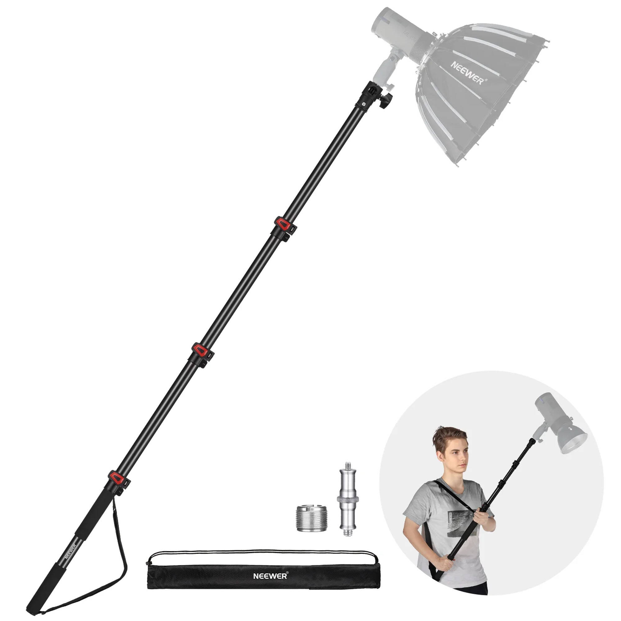 Neewer MS-230C Handheld Telescoping Boompole (7.5') 66602578 B&H