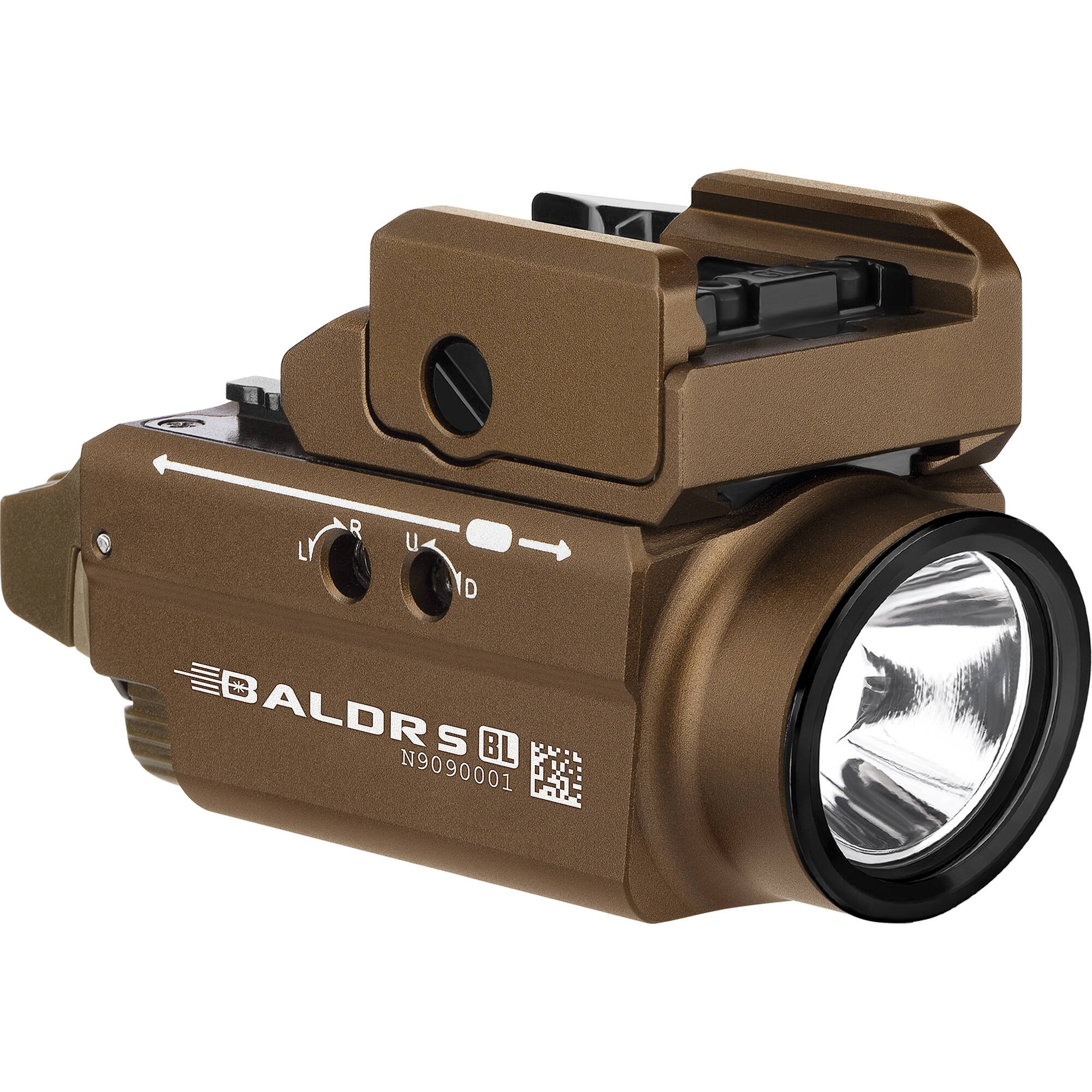 Olight Baldr S BL Rechargeable Weaponlight BALDR S BL DESERT TAN