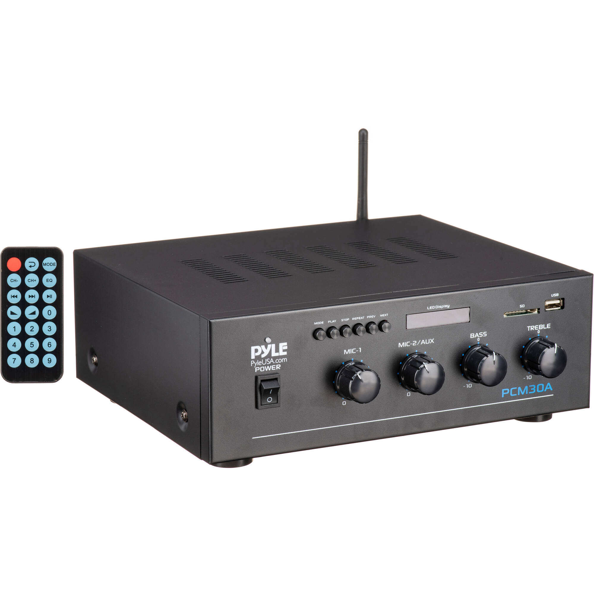 Pyle Home PCM30A 60W Power Amplifier with 25/70V Output & PCM30A