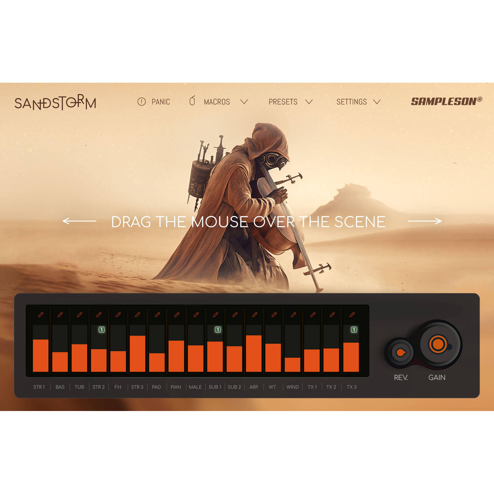 Sampleson SANDSTORM Evolving Soundscapes Virtual 1397-1017 B&H