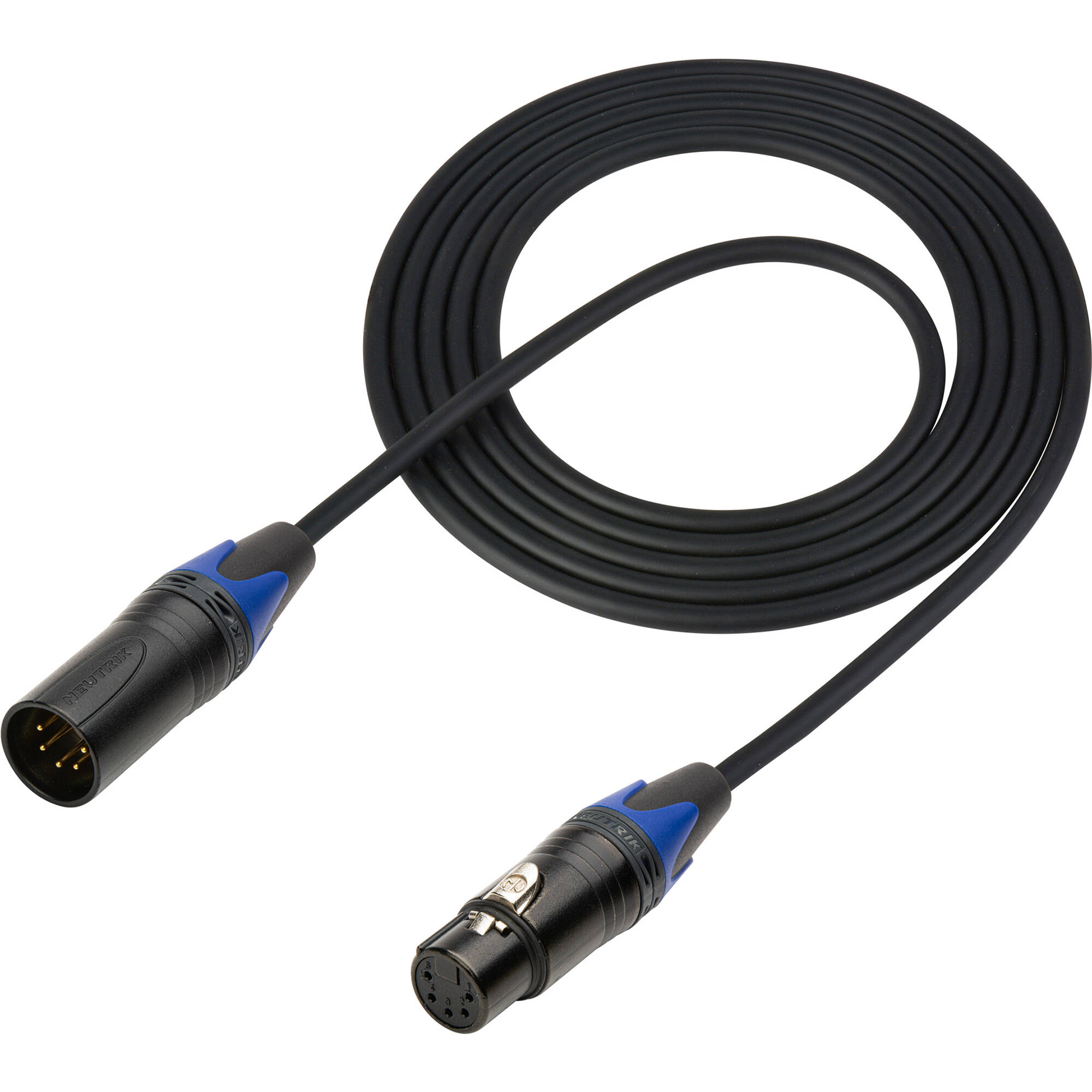 Sescom DMX 5-Pin XLR Male to 5-Pin XLR Female Cable DMX-5 B&H