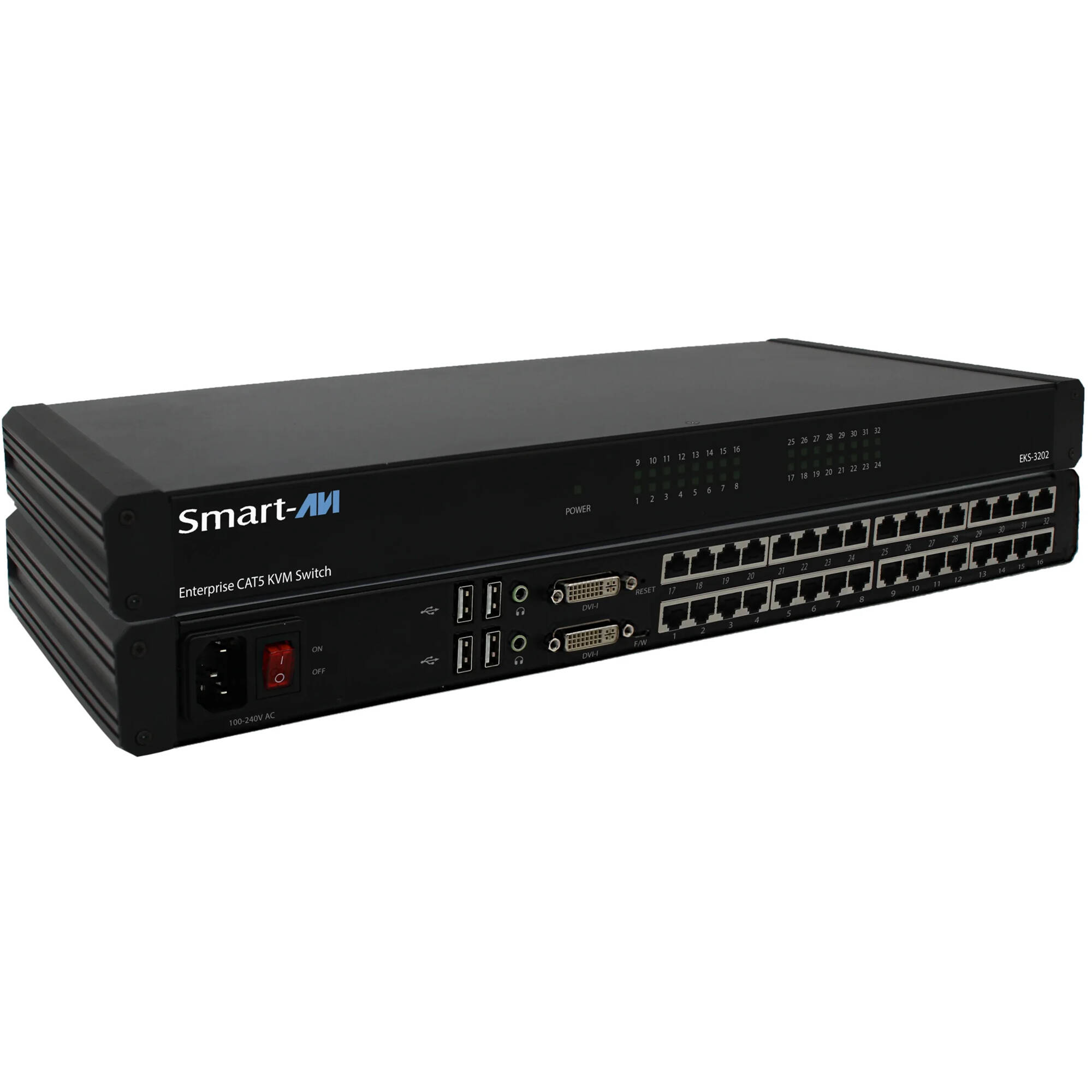 Smart-AVI EKS-3202 32-Port Cat 5 KVM Switch EKS-3202 B&H Photo