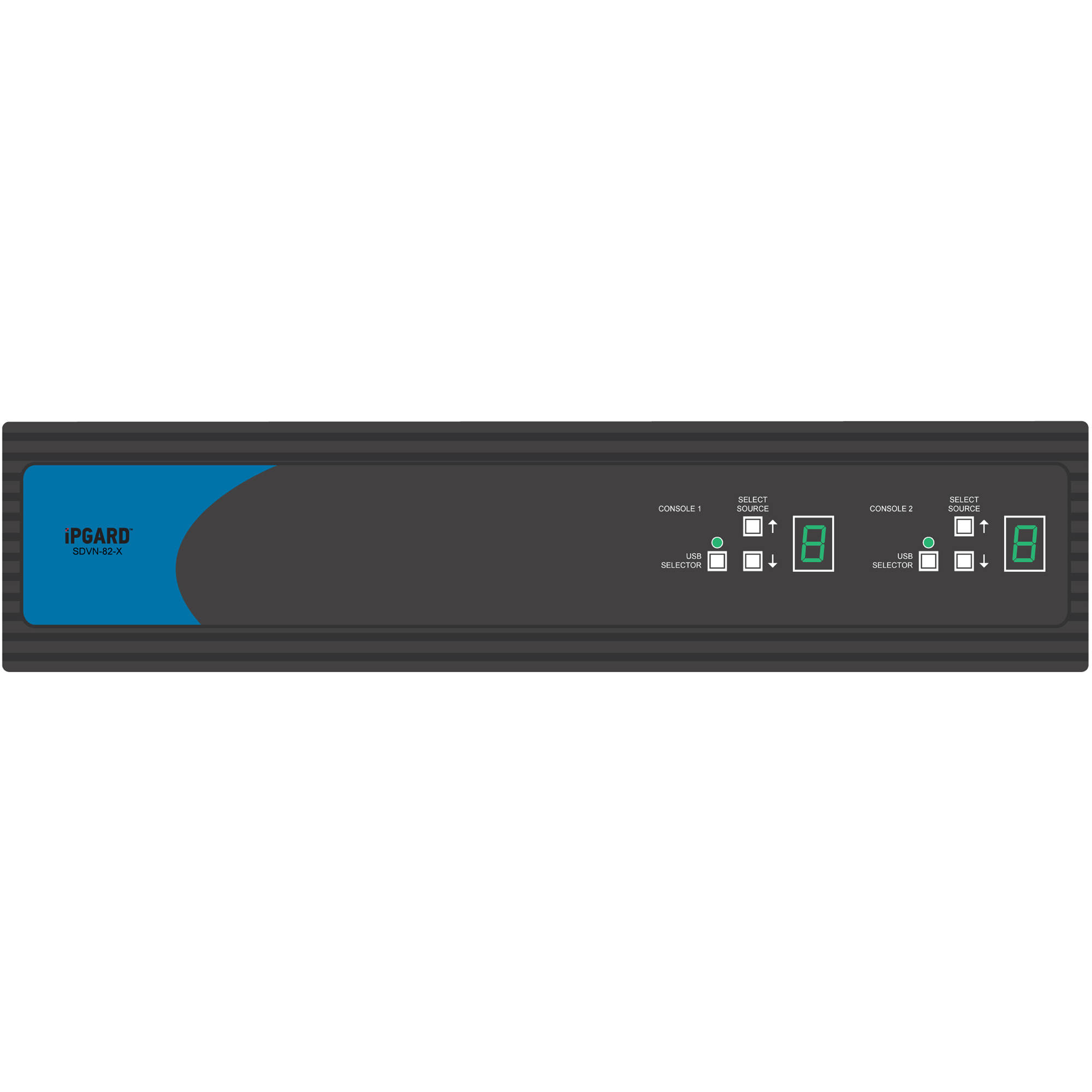 IPGard 8-Port SH Secure DVI-I Matrix KVM Switch SDVN-82-X B&H