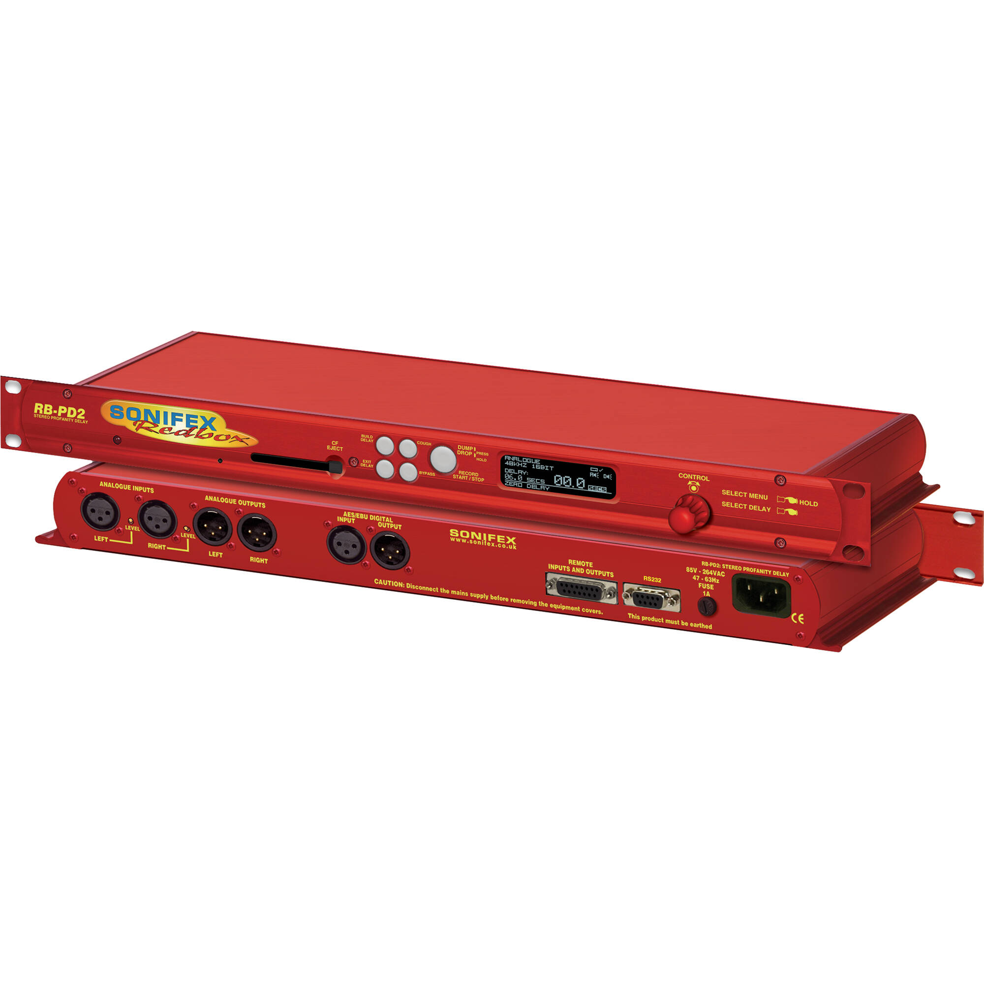 Sonifex RB-PD2 Stereo Profanity Delay (1 RU) RB-PD2 B&H Photo
