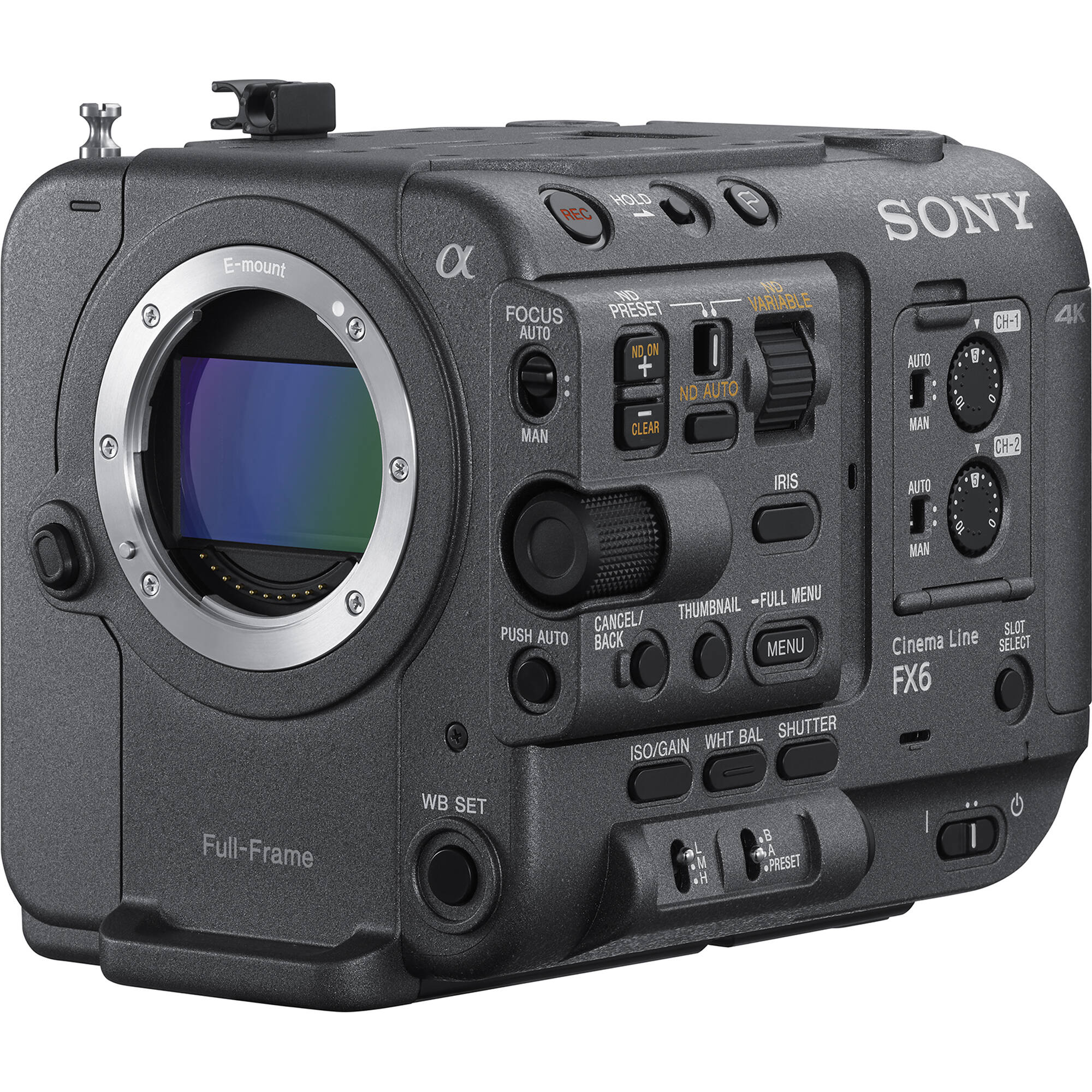 Sony FX6 Full Frame Cinema Camera Body Only ILME FX6V B H Sony FX6 Full Frame Cinema Camera Body Only ILME FX6V B H
