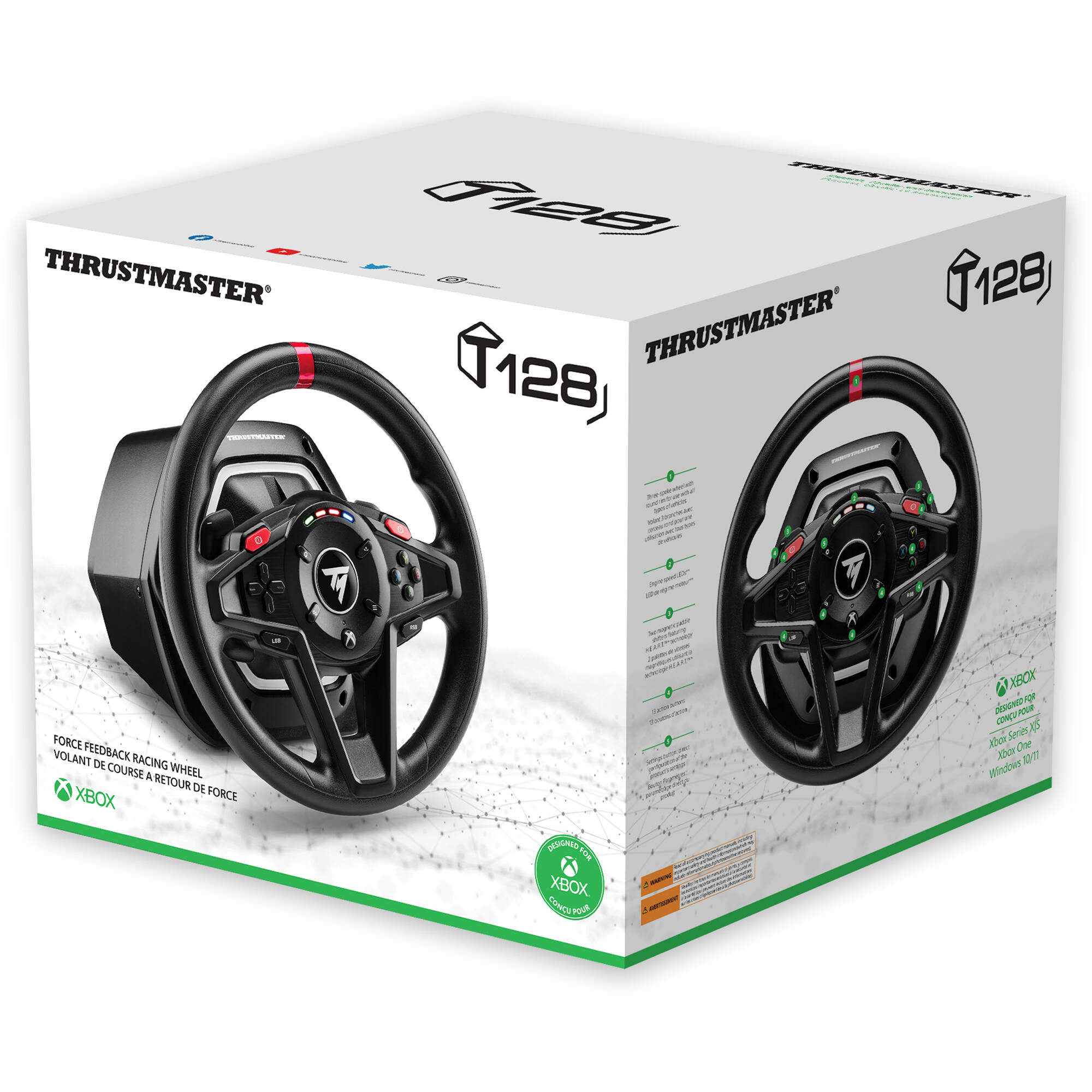 Thrustmaster T128 Racing Wheel And Pedal Set For Xbox 4469027 Thrustmaster T128 Racing Wheel And Pedal Set For Xbox 4469027