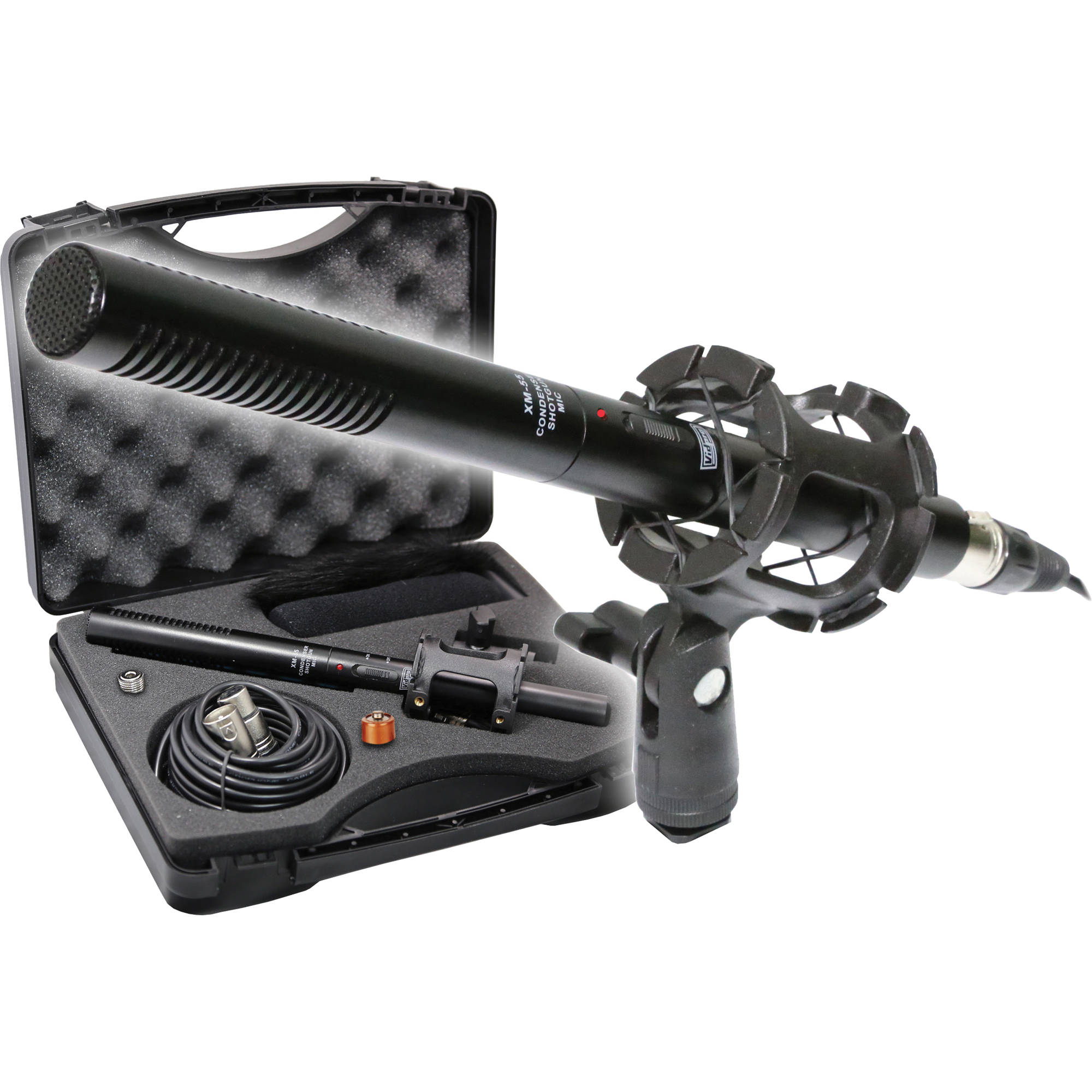 Vidpro XM-55 Shotgun Microphone with Location Recording XM-55