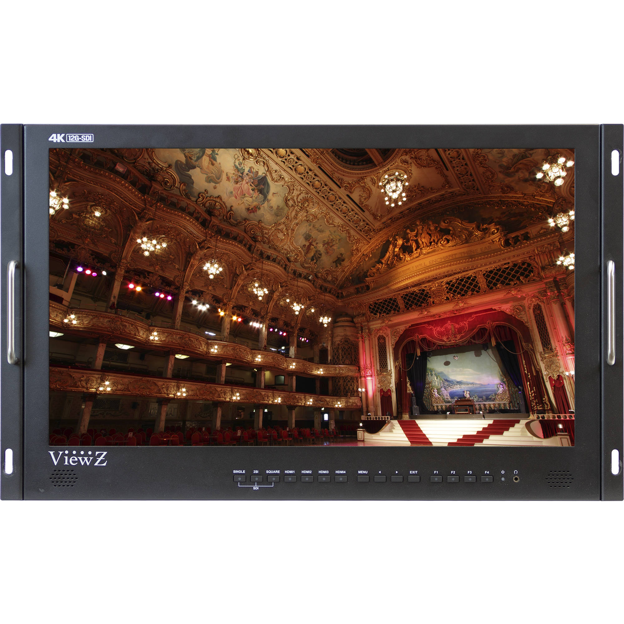 ViewZ 15.6" UHD 4K Broadcast Monitor VZ-156PM-12G B&H Photo Video