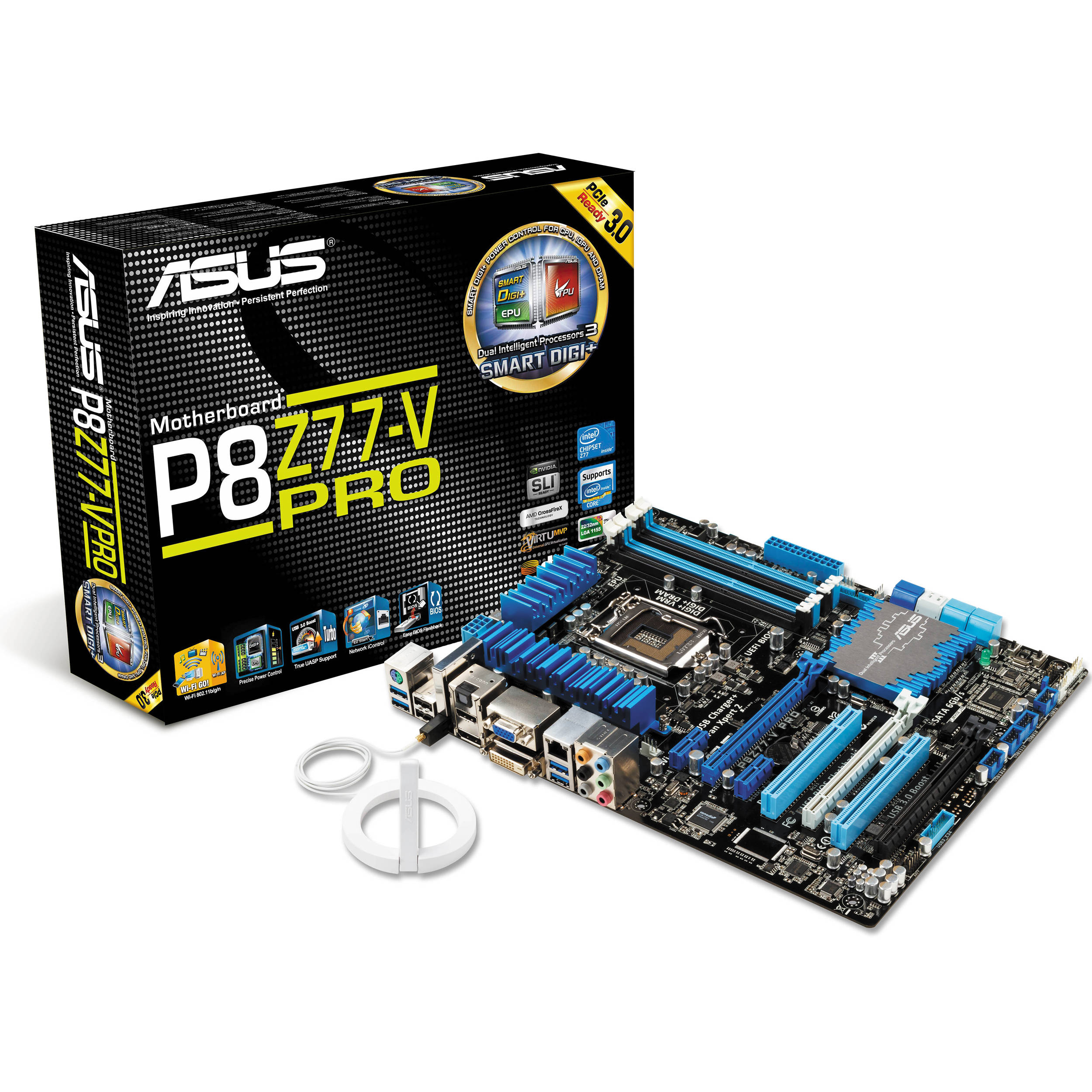 ASUS P8Z77 V PRO Motherboard P8Z77 V PRO B H Photo Video ASUS P8Z77 V PRO Motherboard P8Z77 V PRO B H Photo Video