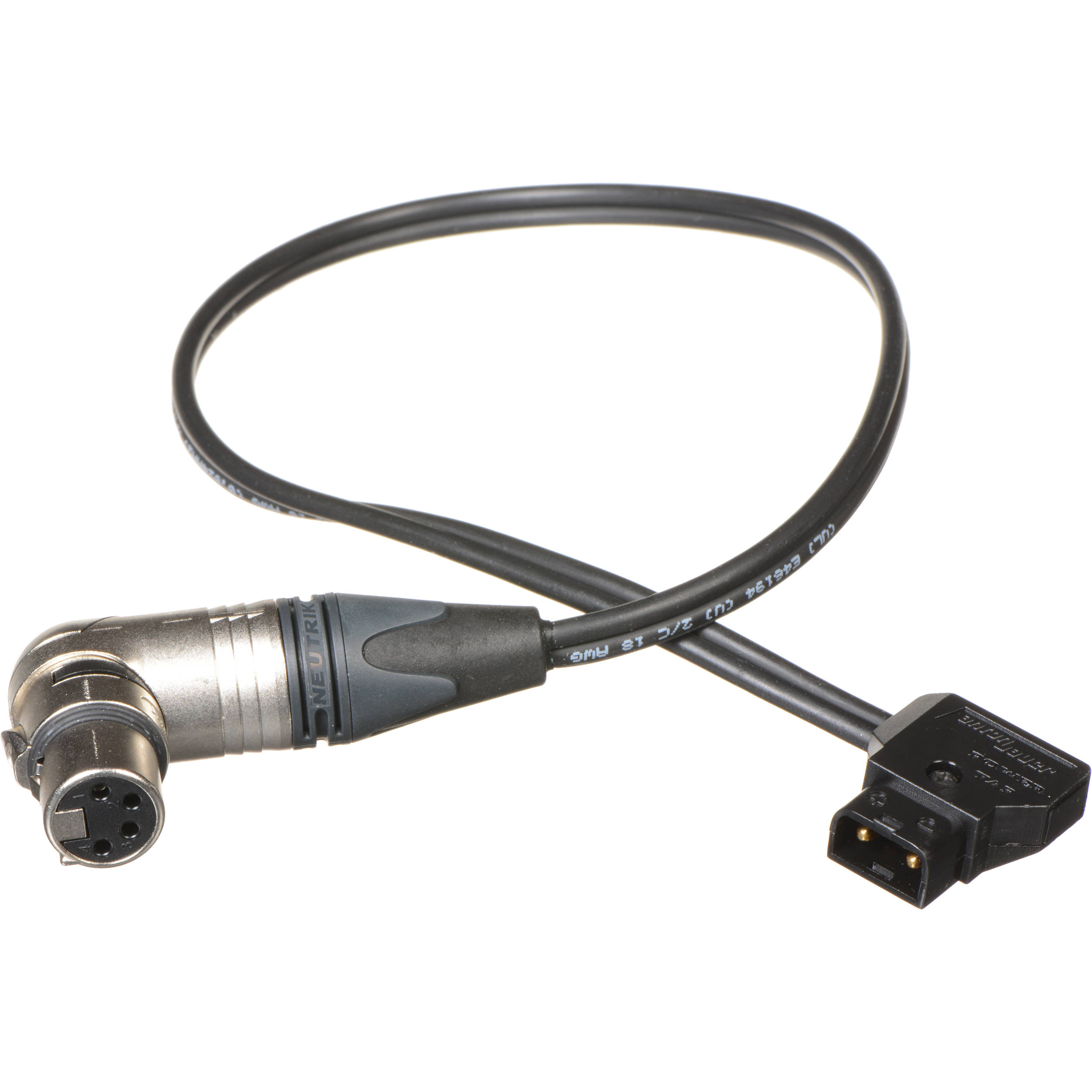 Anton/Bauer P-Tap to 4-Pin XLR Cable (20") 8075-0089 B&H Photo