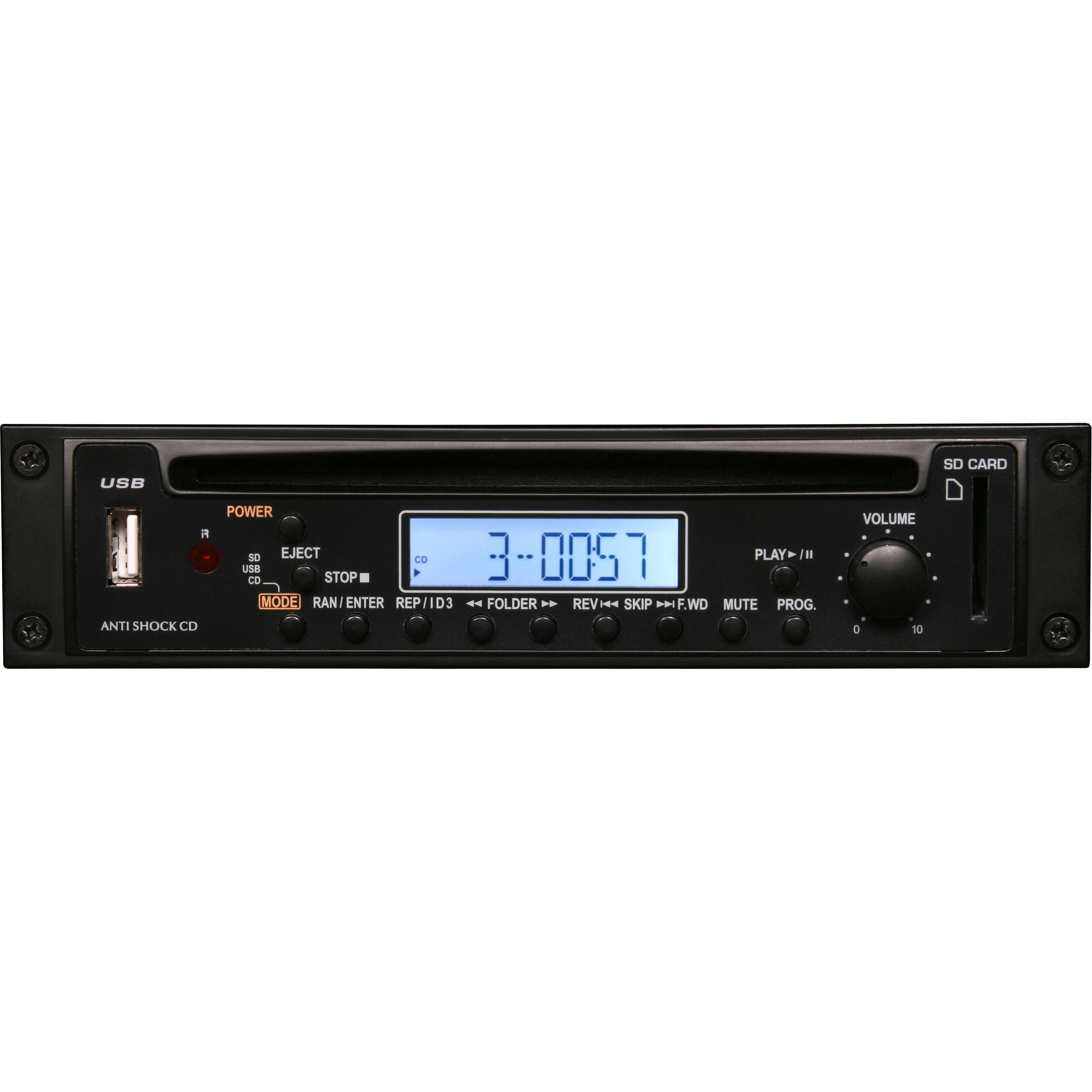 Galaxy Audio RM-CD Traveler Series CD/MP3 Player RM-CD B&H Photo