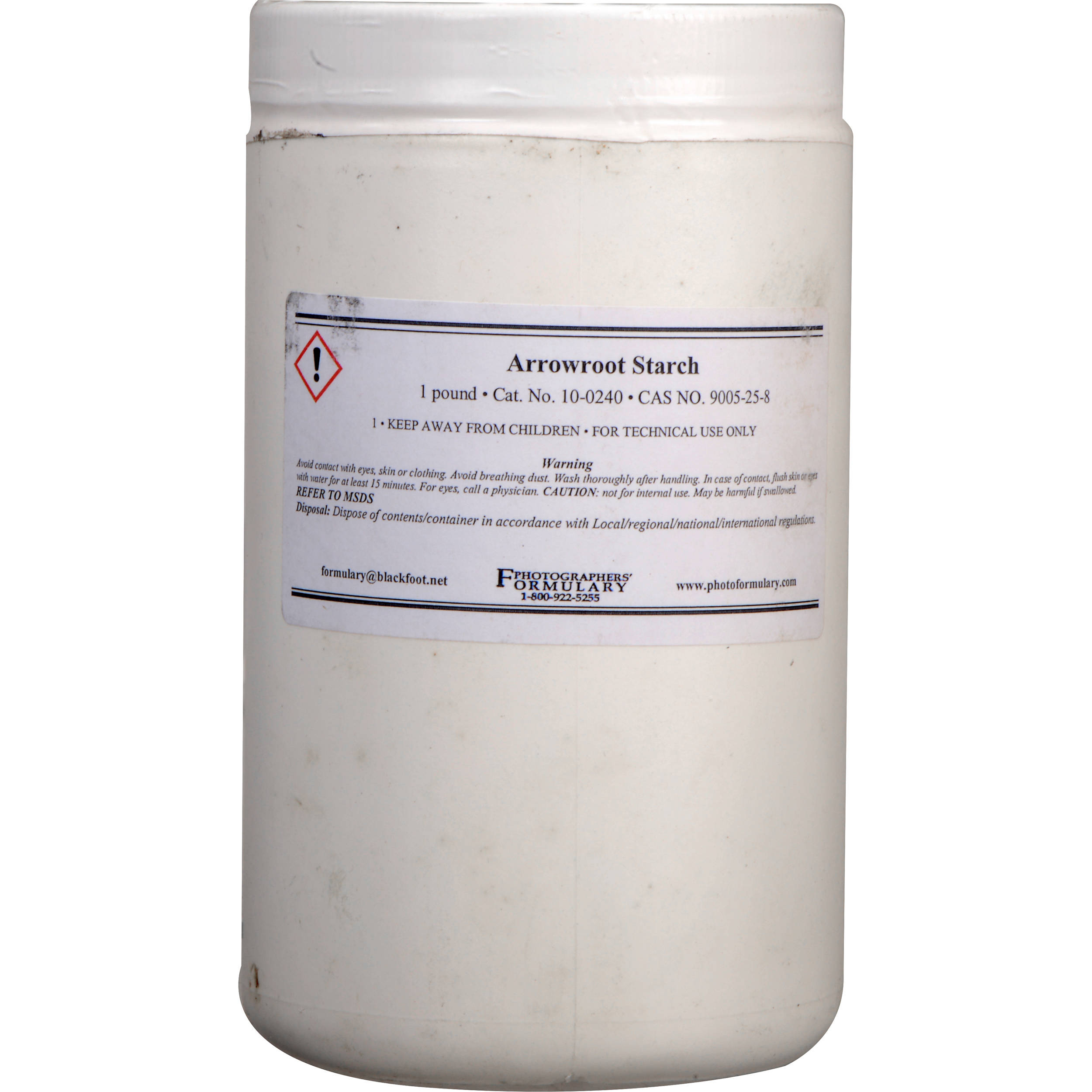 Photographers' Formulary Arrowroot Starch (1 lb) 10-0240 1LB B&H
