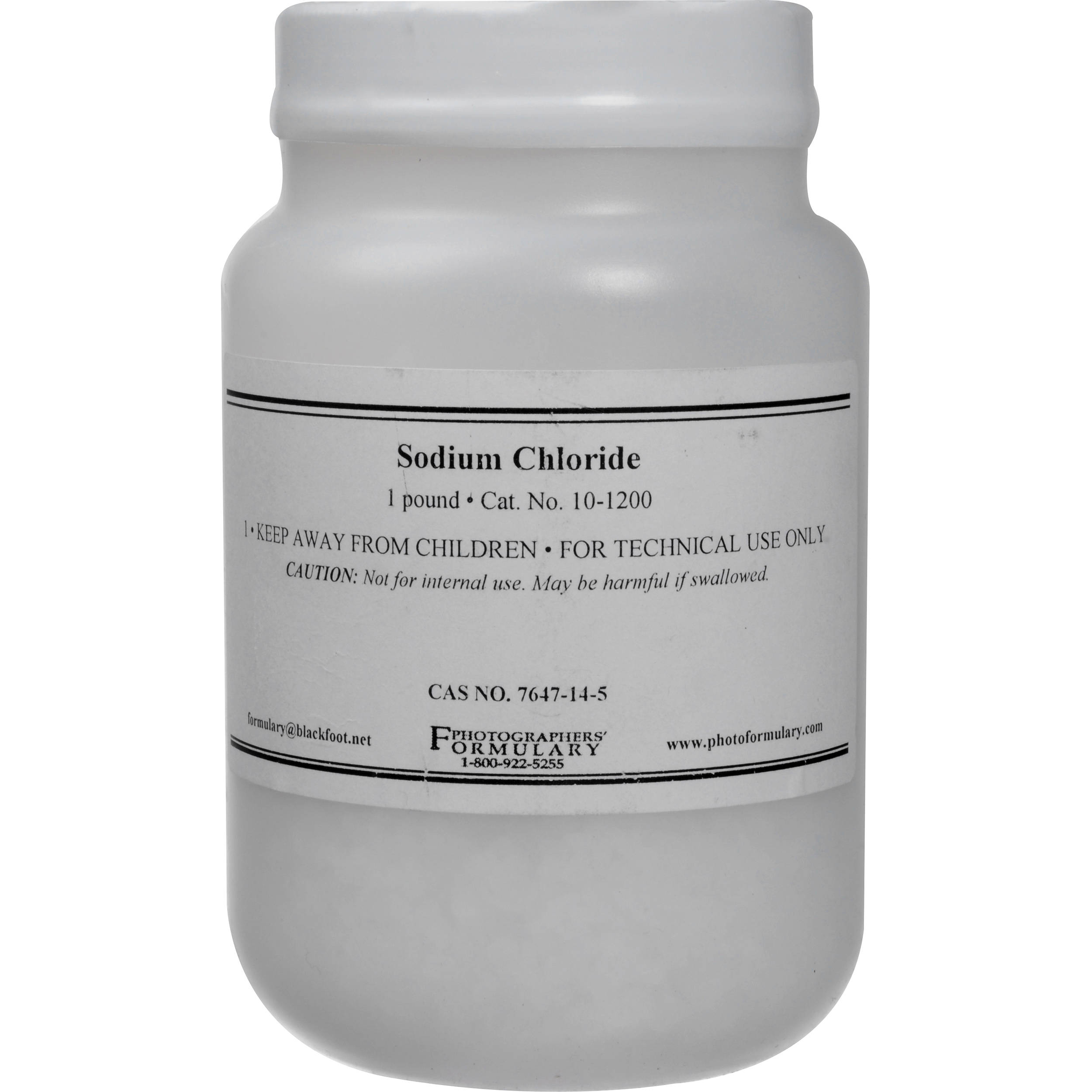 Photographers' Formulary Sodium Chloride (100g) 10-1200 100G B&H