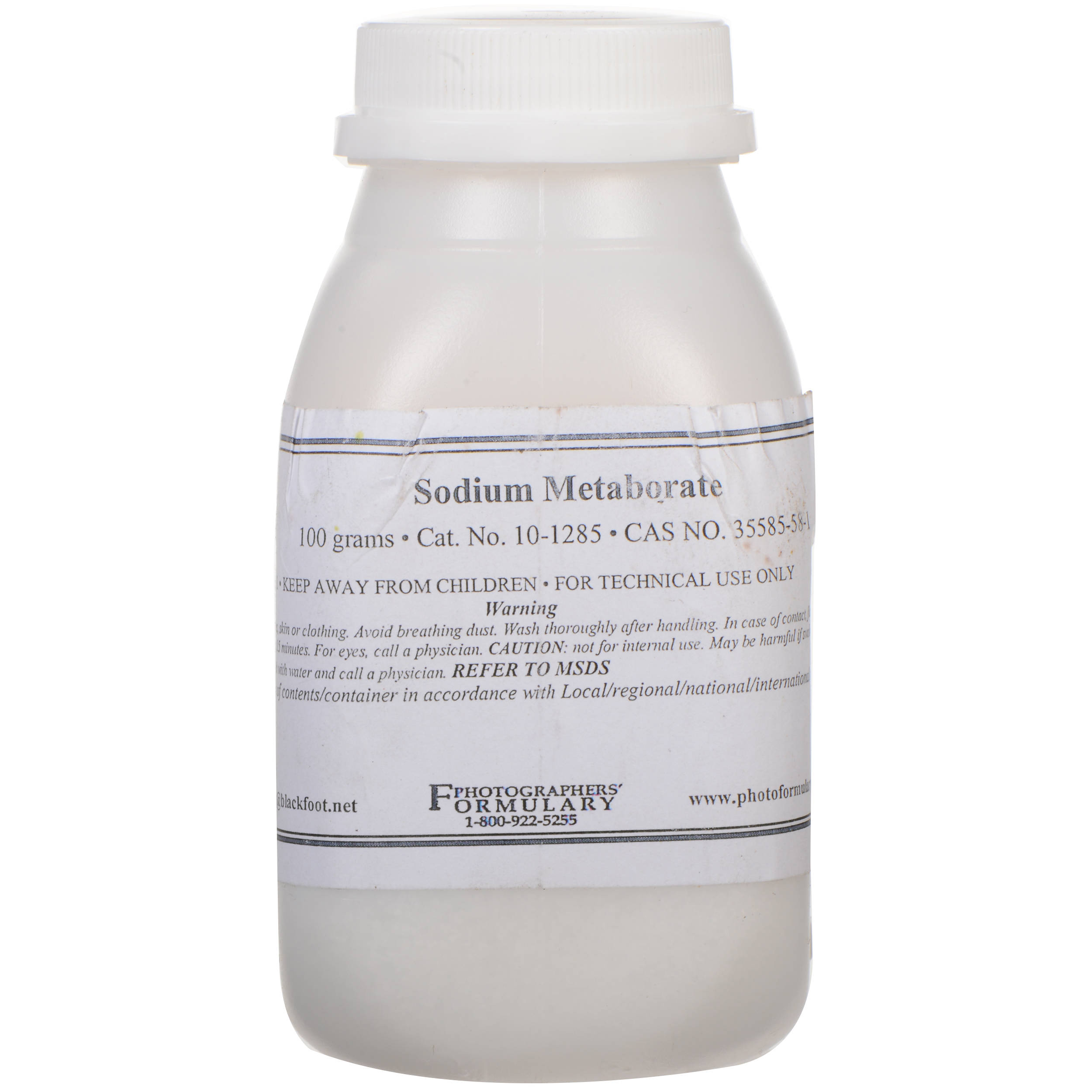 Photographers' Formulary Sodium Metaborate 10-1285 100G B&H