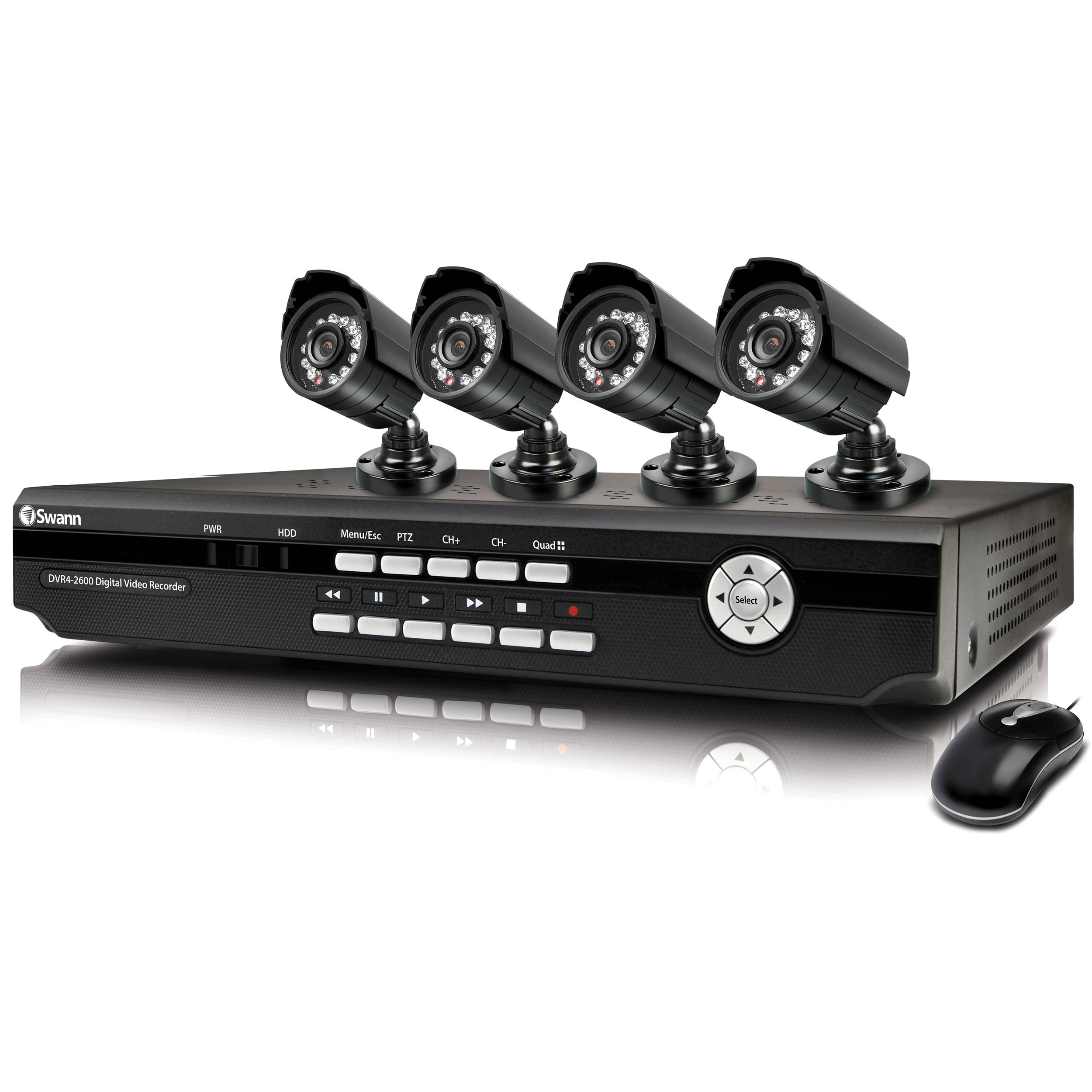 Swann DVR4 2600 4 Channel DVR With Smartphone SWDVK 426004A B H swann-dvr4-2600-4-channel-dvr-with-smartphone-swdvk-426004a-b-h