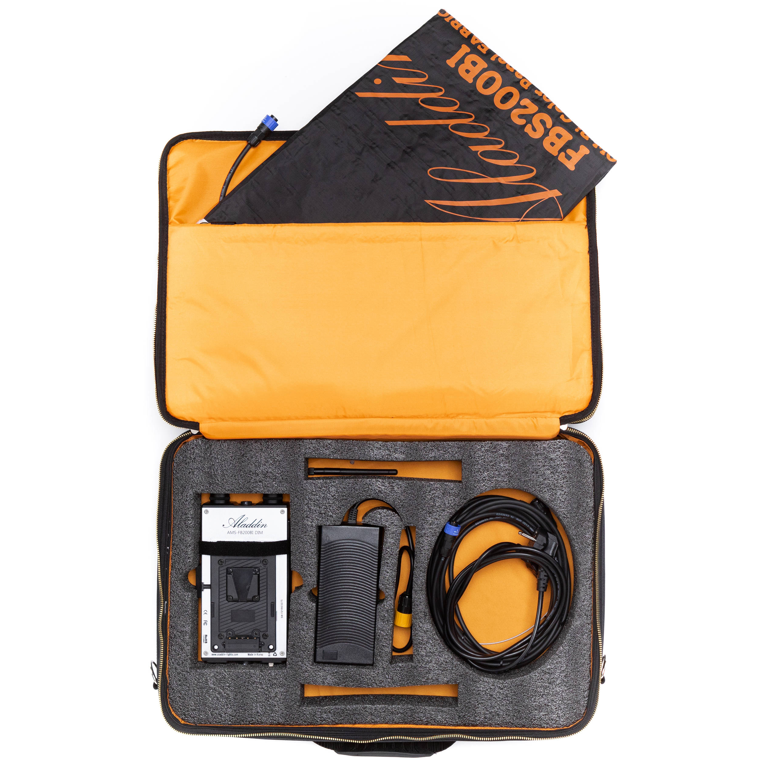 Aladdin Fabric-Lite 350W Bi-Color Kit with V-Mount