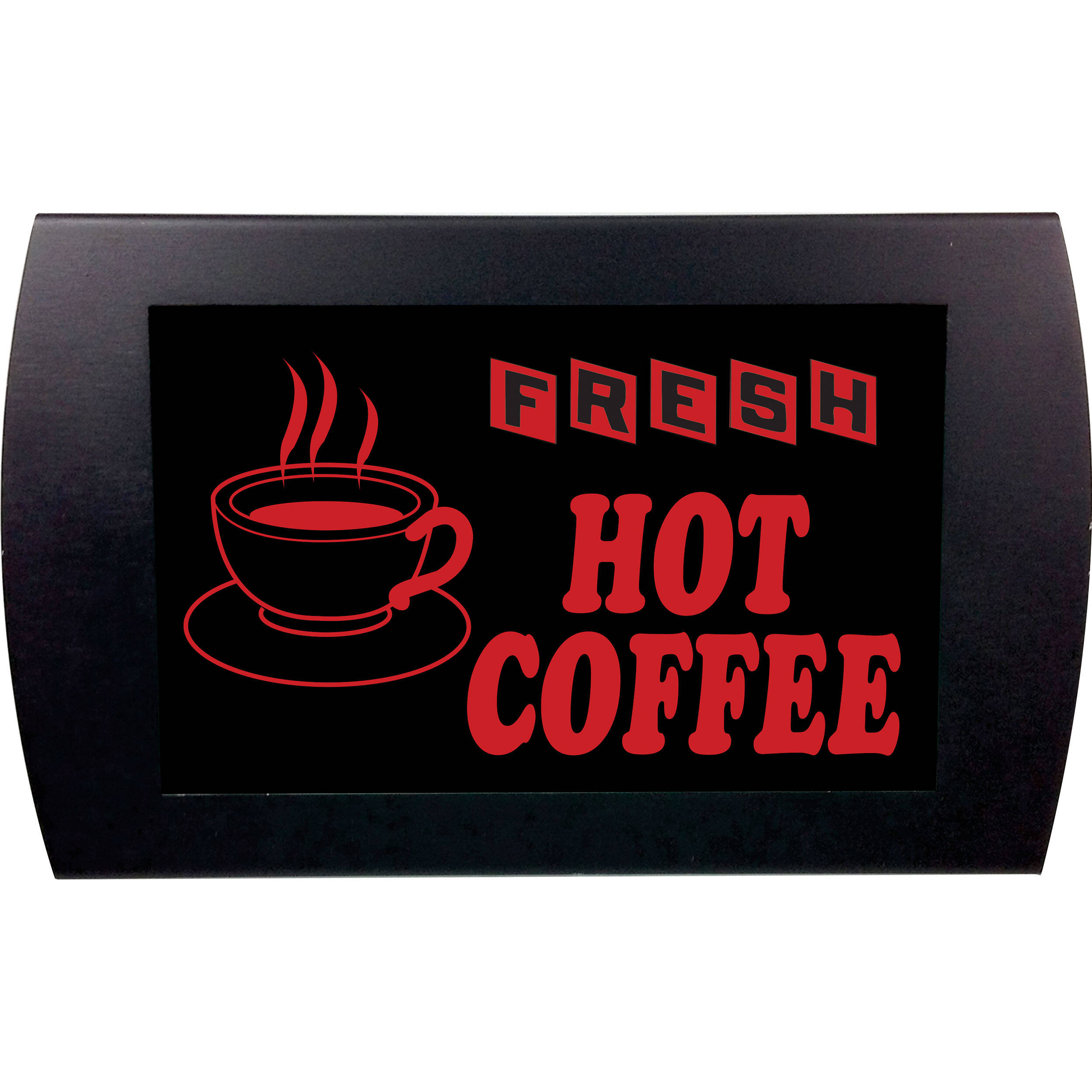 American Recorder "FRESH HOT COFFEE" LED Lighted OAS-2032M-RD