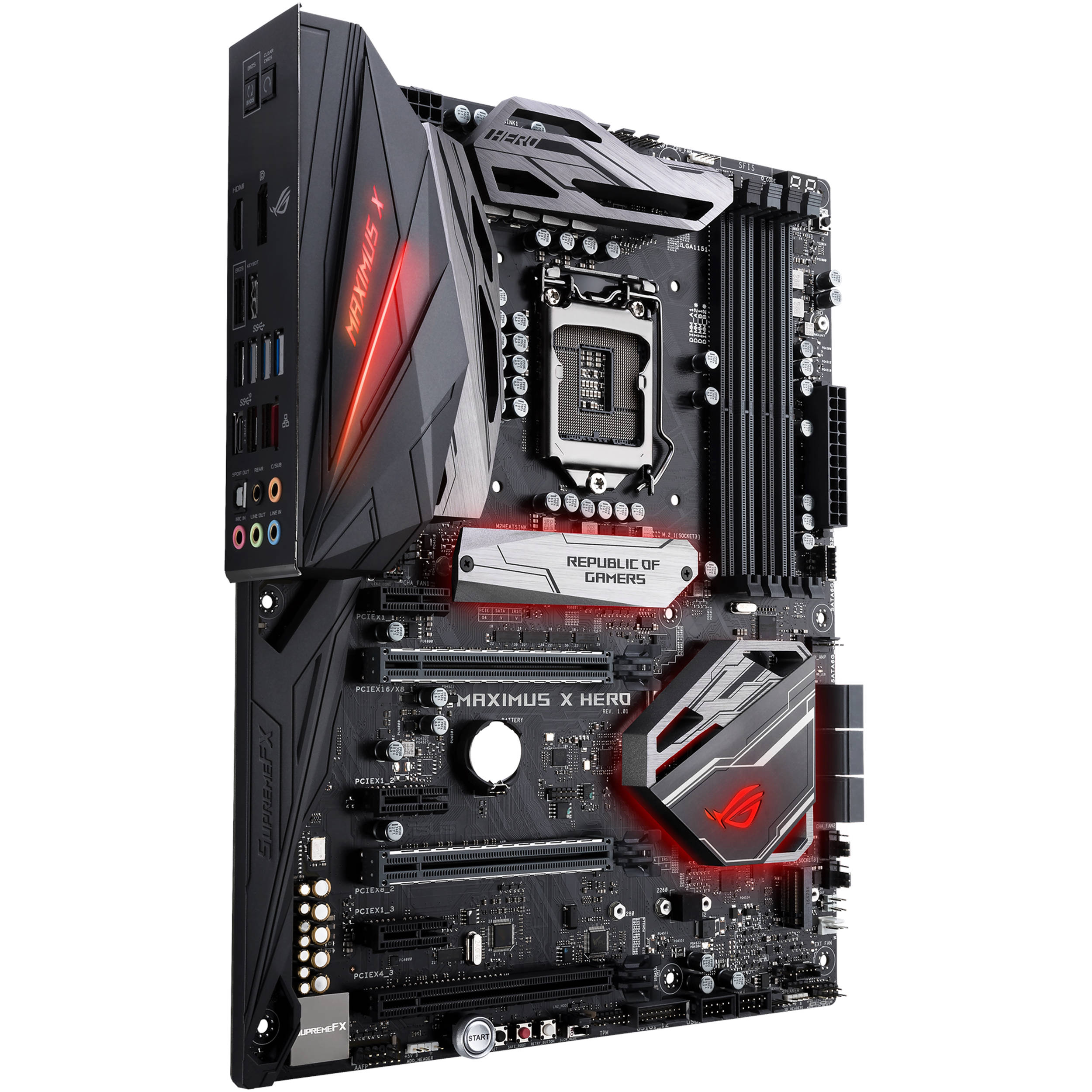 ASUS Republic Of Gamers Maximus X Hero LGA ROG MAXIMUS X HERO ASUS Republic Of Gamers Maximus X Hero LGA ROG MAXIMUS X HERO