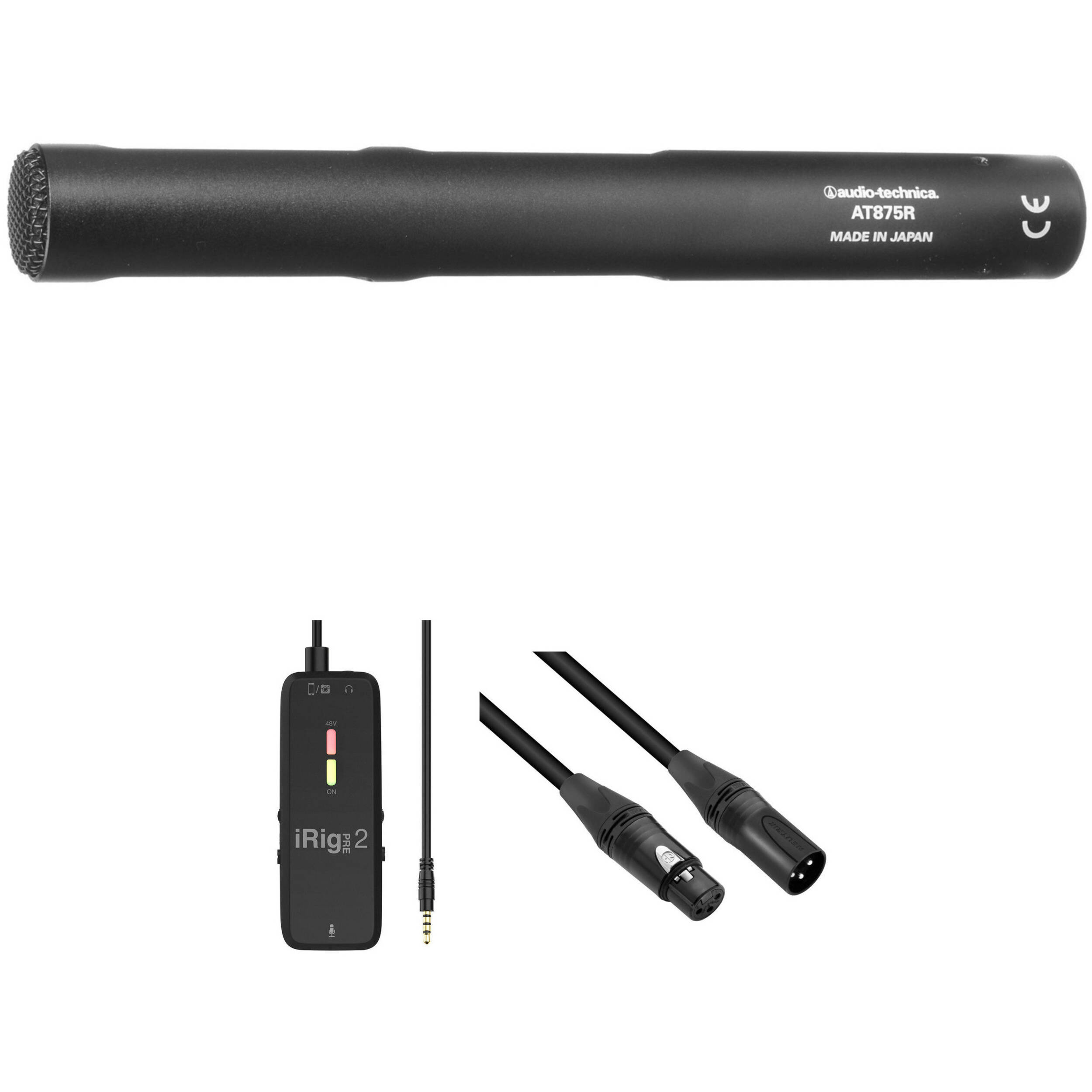 Audio-Technica AT875R Short Shotgun Microphone Kit with Mic