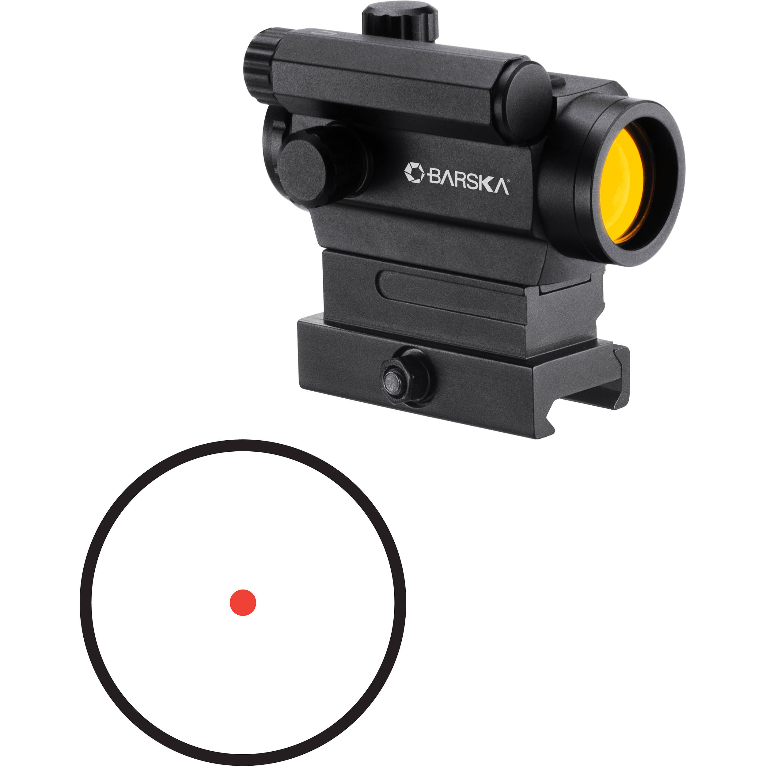 Barska AR-X HQ 1x20 Red Dot Sight AC13158 B&H Photo Video