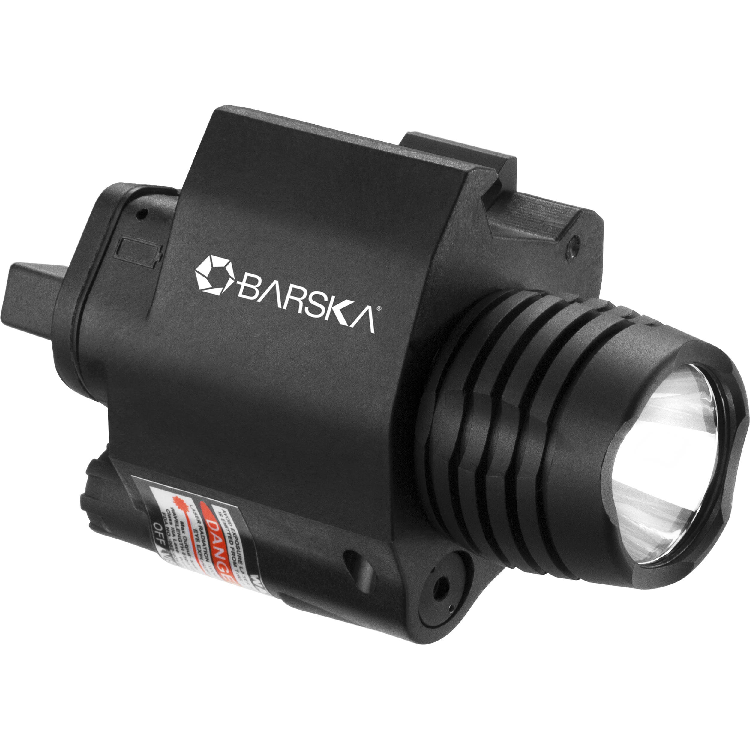 Barska Red Aiming Laser with 200 Lumen Flashlight AU12714 B&H
