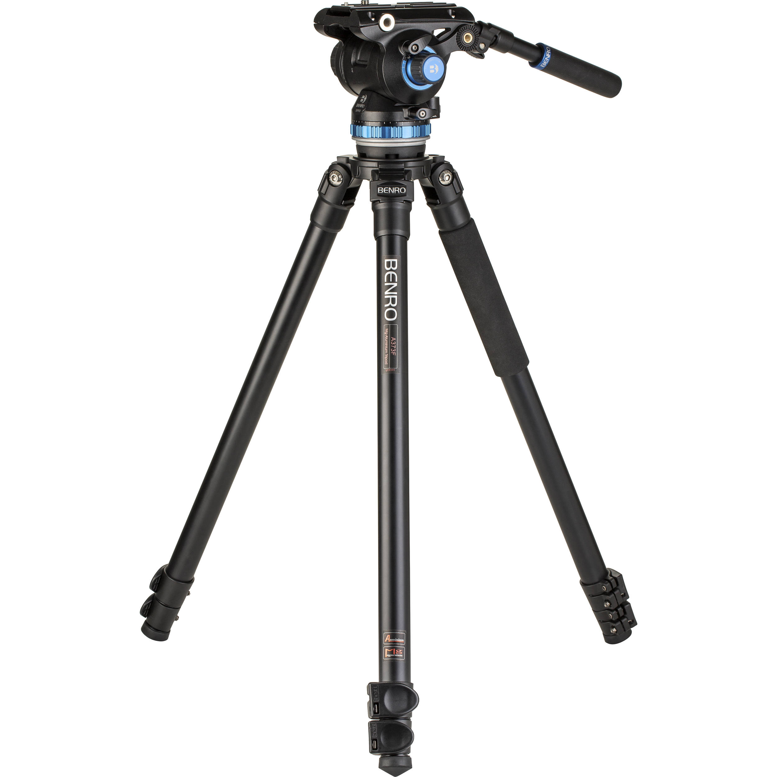 Benro A373F Aluminum Single-Tube Tripod with S8Pro A373FBS8PRO
